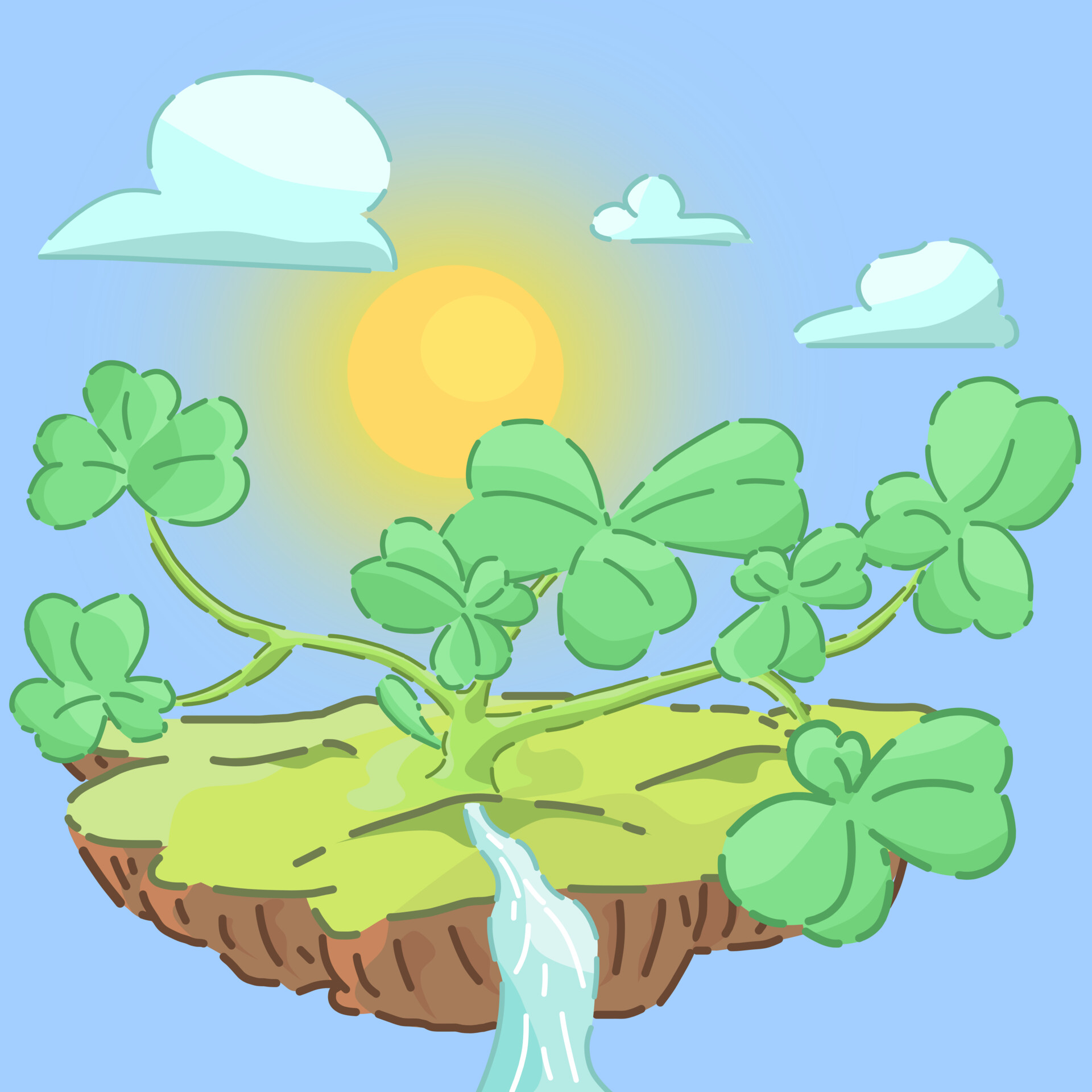 ArtStation - Micro World-Tiny terrain 2d