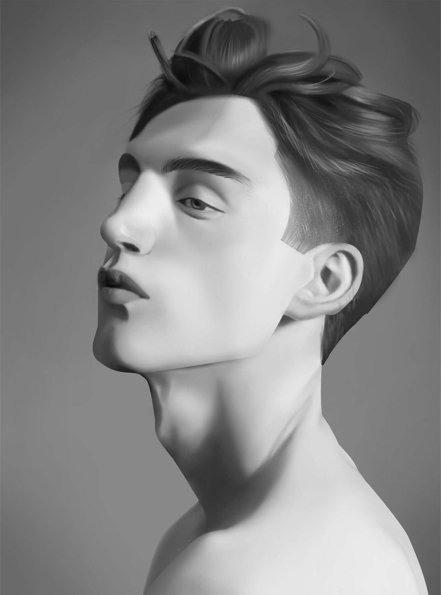 ArtStation - Practice portrait 4