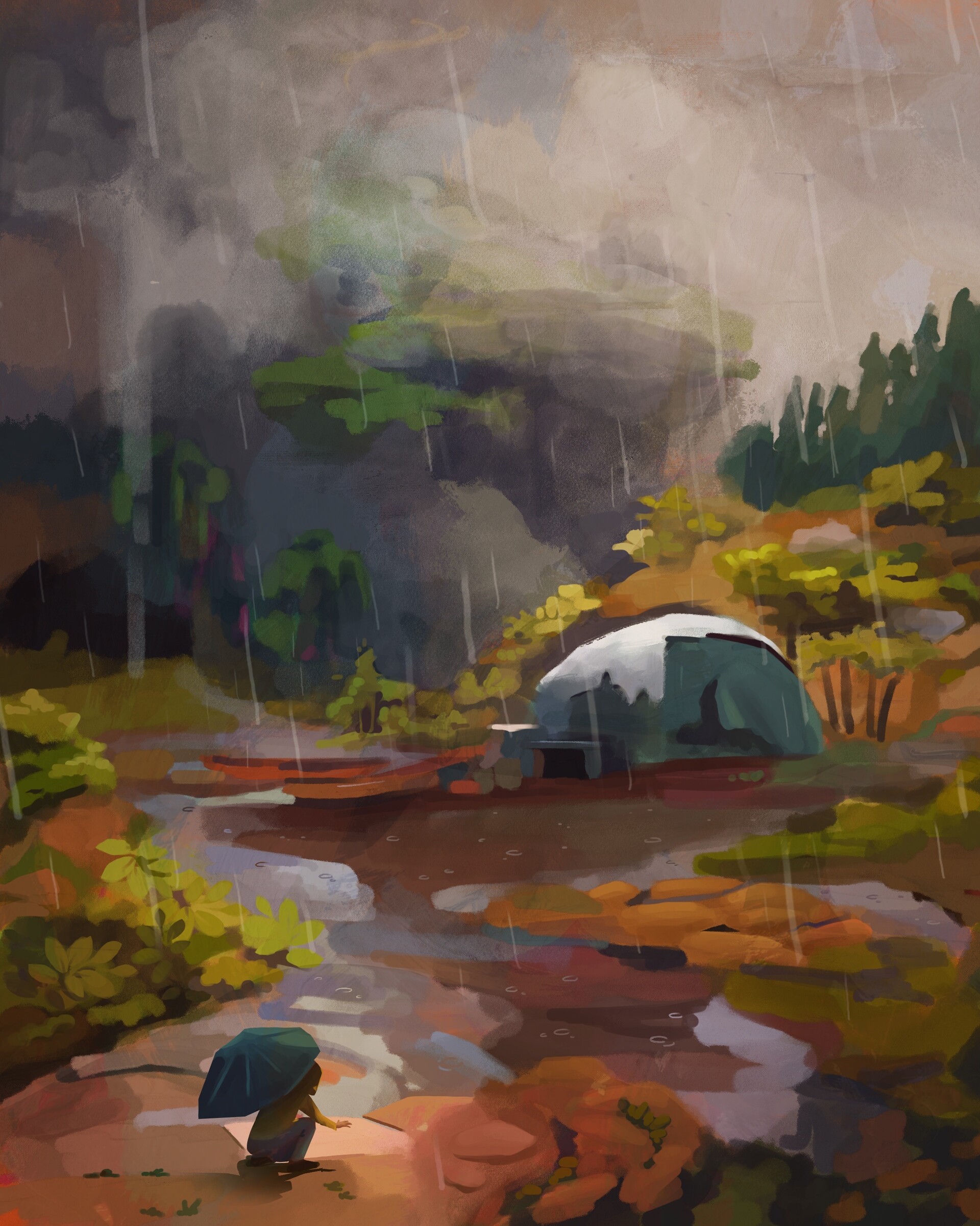 ArtStation - A Rainy Adventure