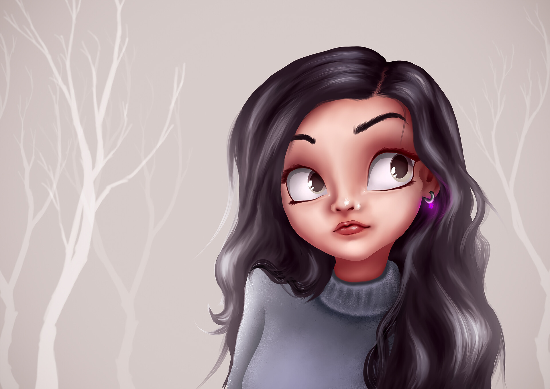 ArtStation - the magical earring