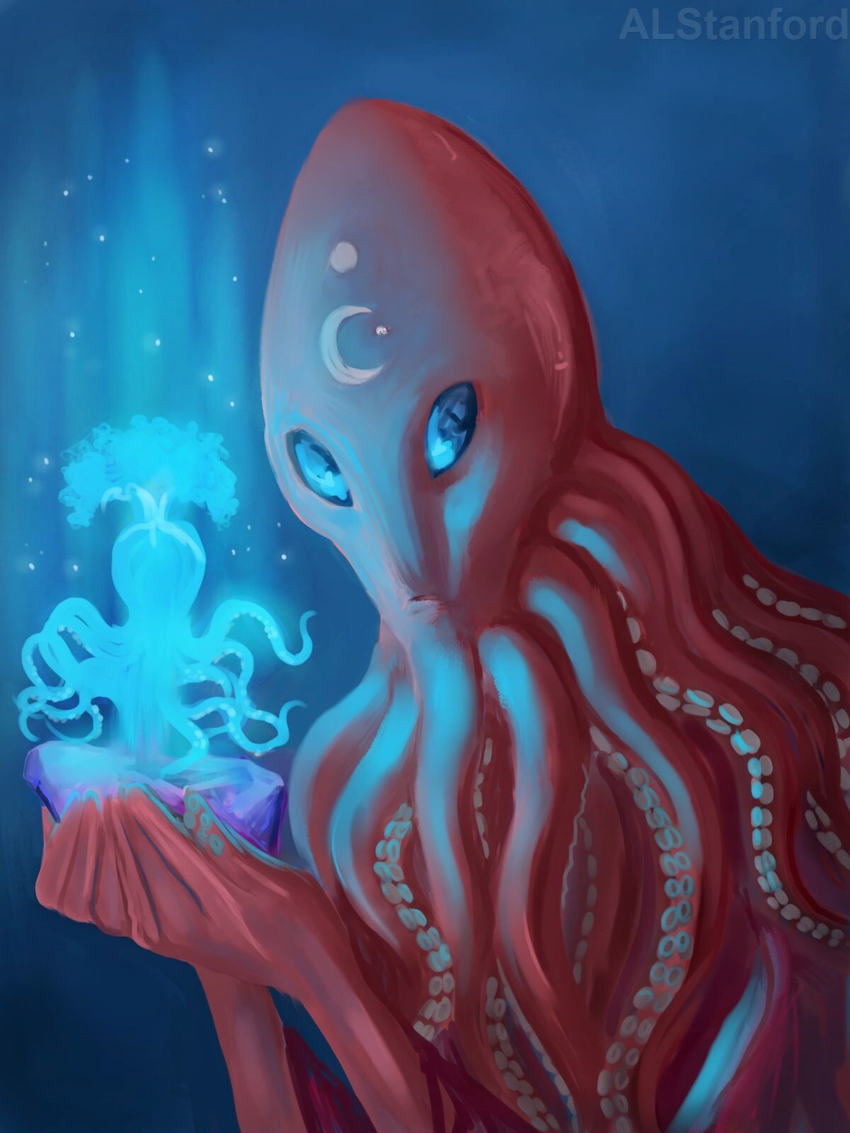 ArtStation - Little God In A Crystal