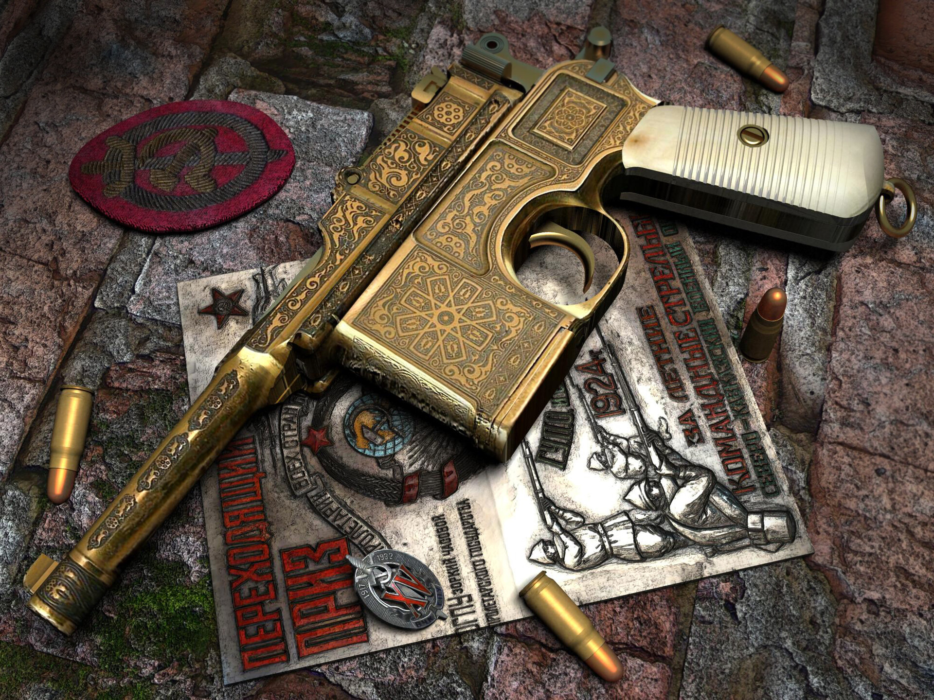 ArtStation - Mauser C96 (BOLO)