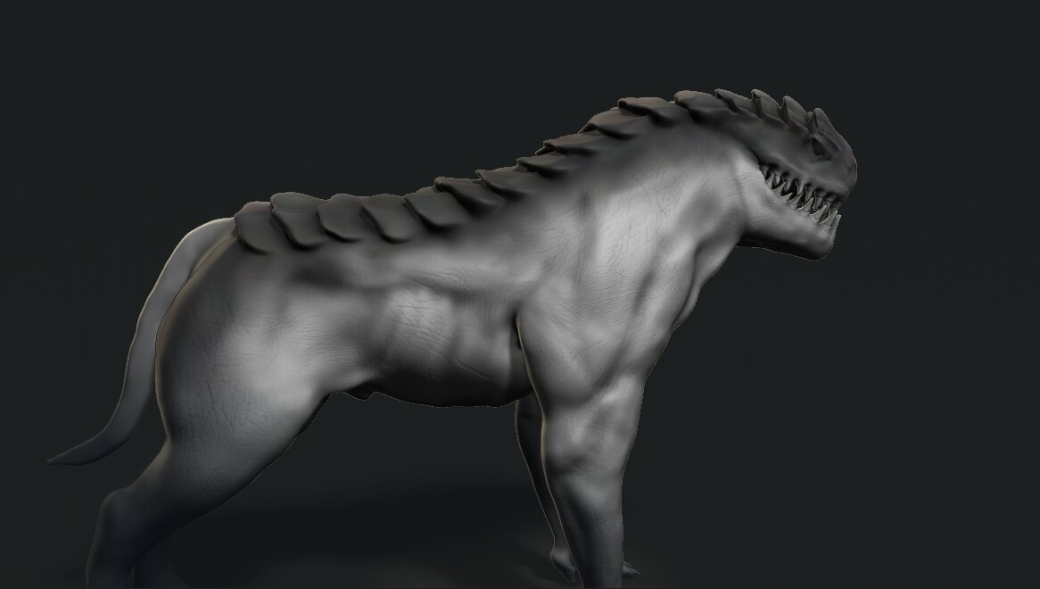 ArtStation - Quadrupedal creature concept
