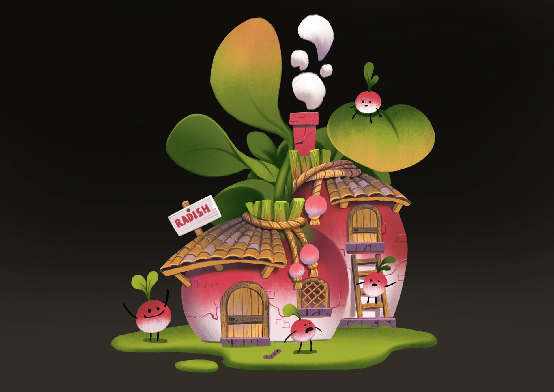 ArtStation - Root House "Radish"