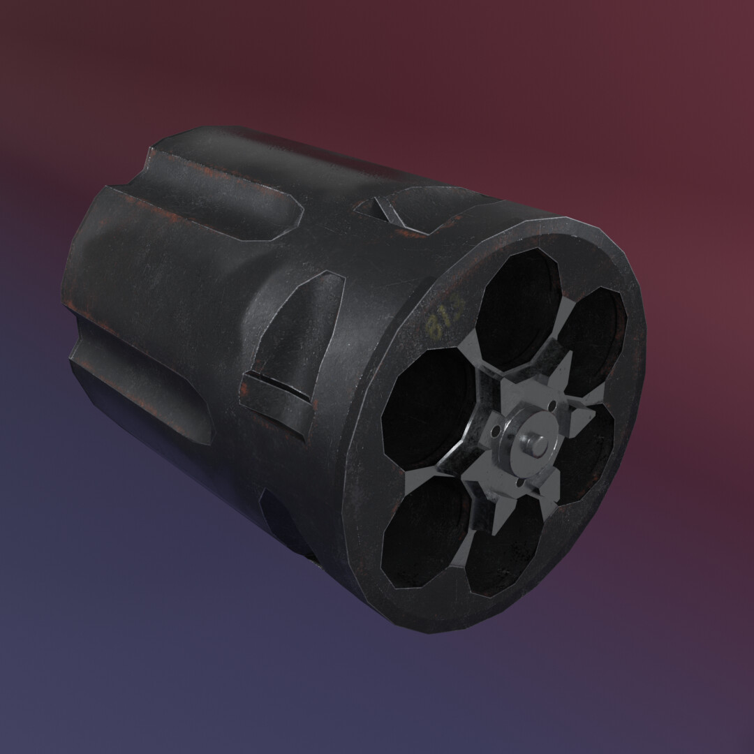 ArtStation - Revolver drum