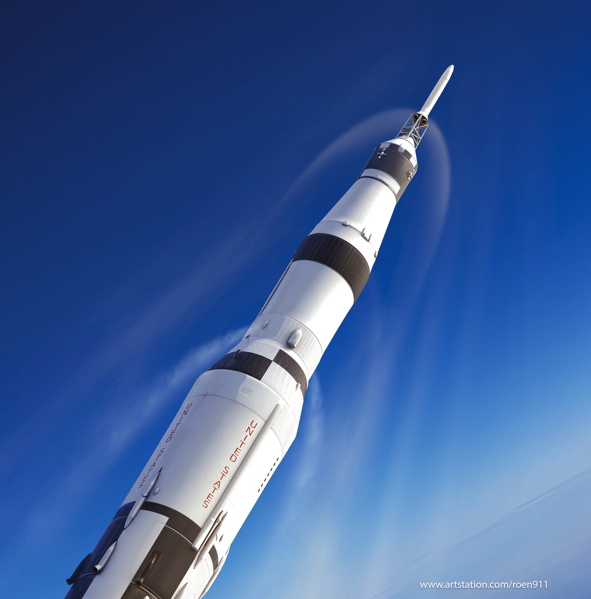 Nasa Saturn I Rocket