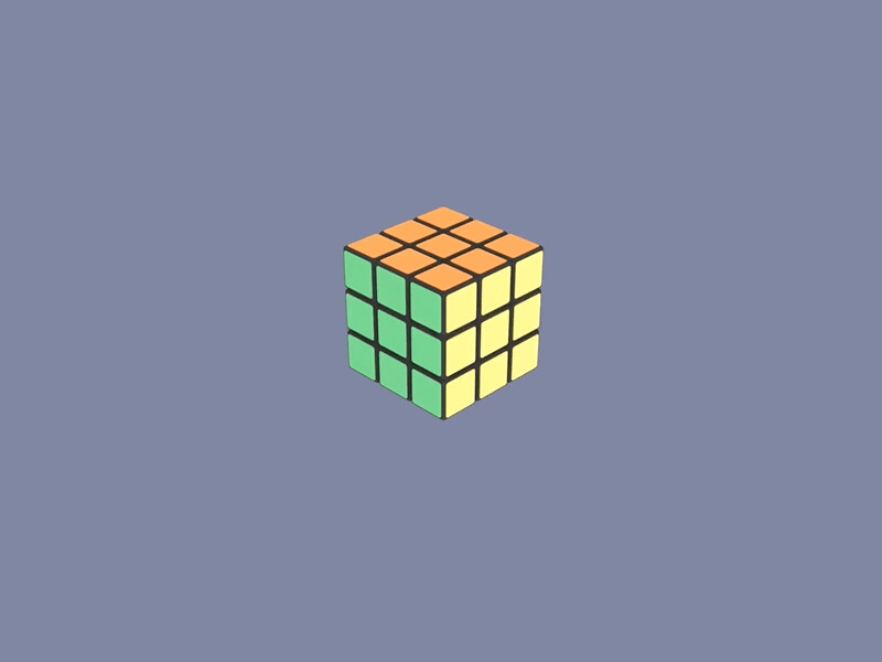 ArtStation - 3D Rubik's Cube Animation