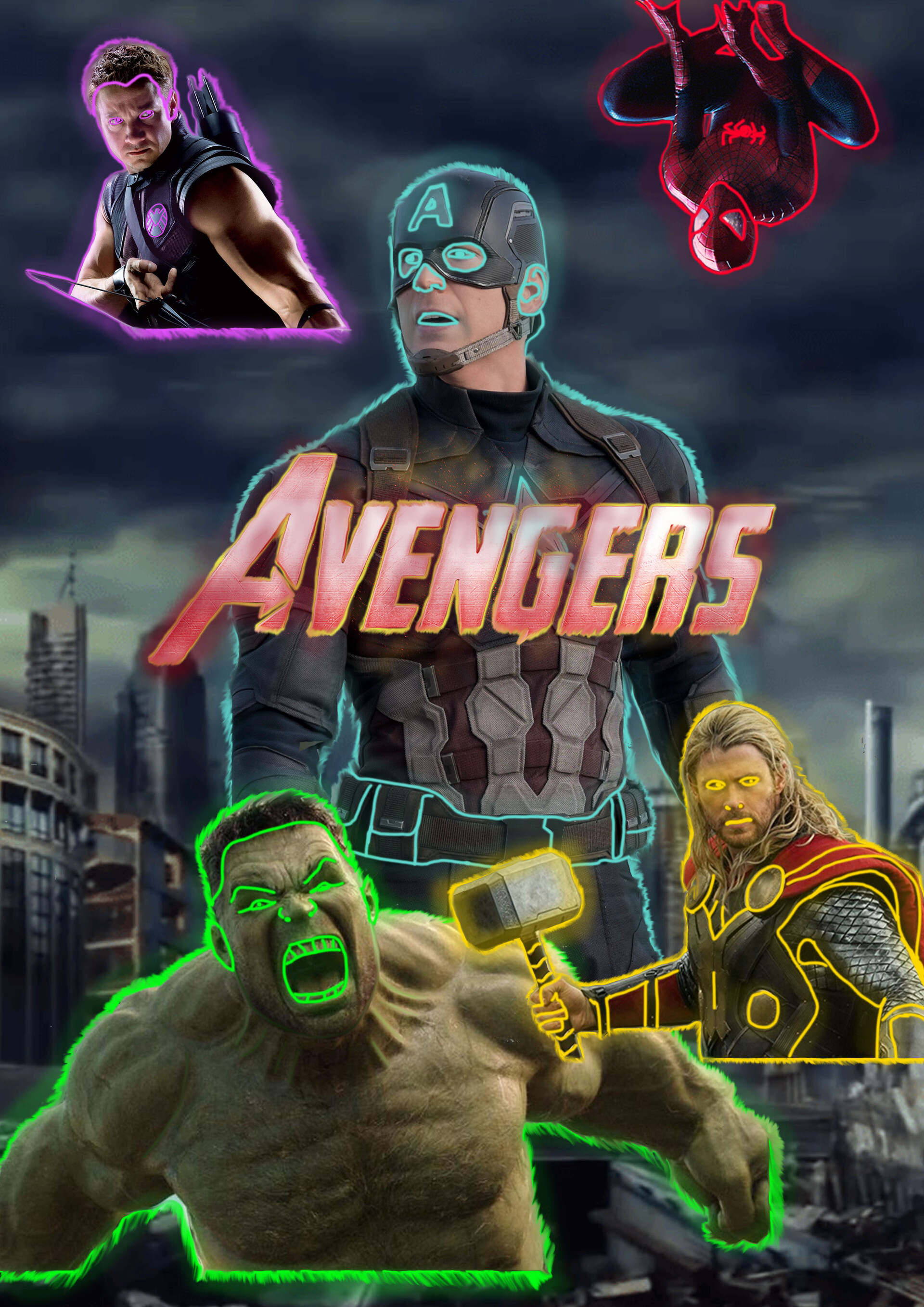 ArtStation - Avengers Poster