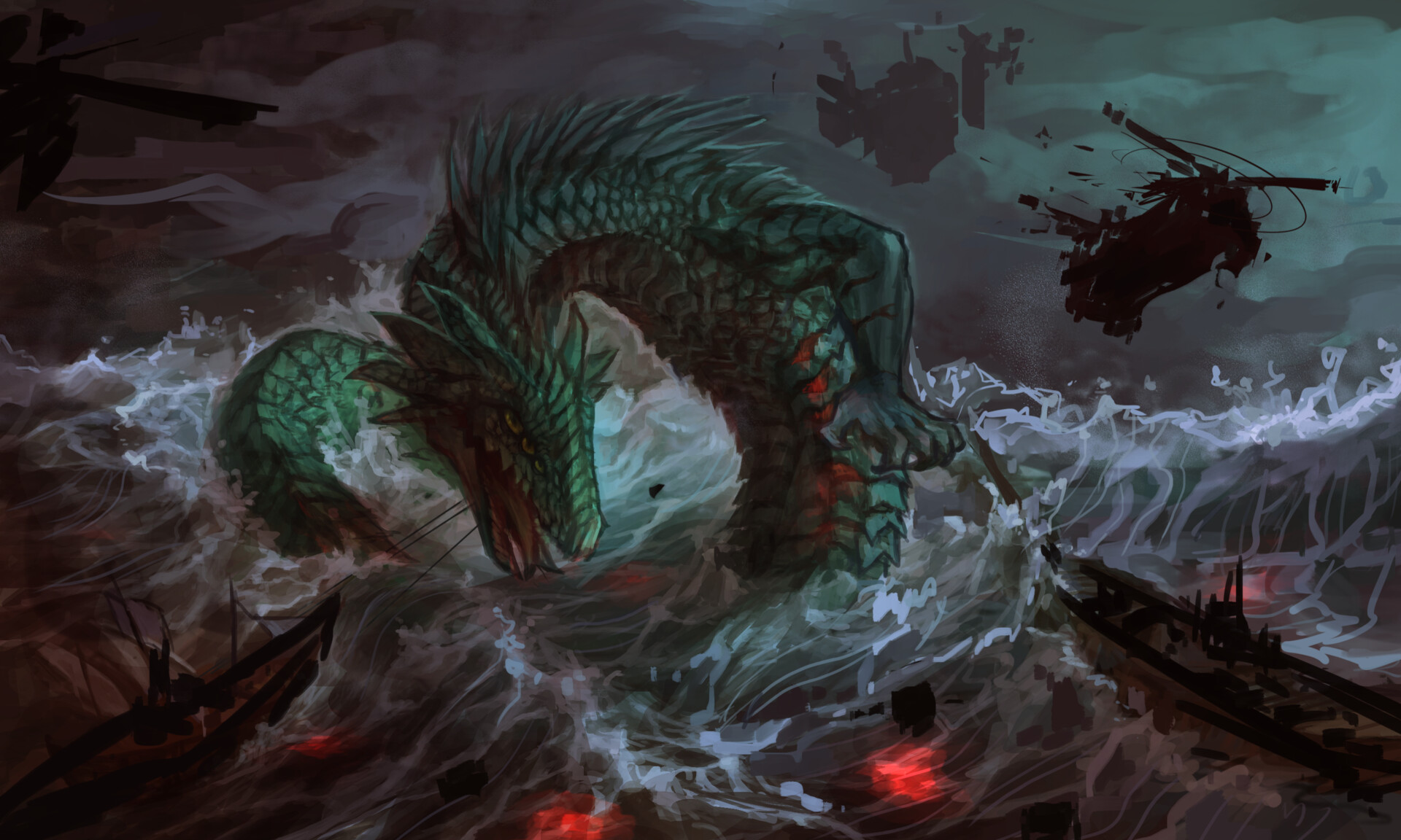 ArtStation - Concept: Lost at Sea