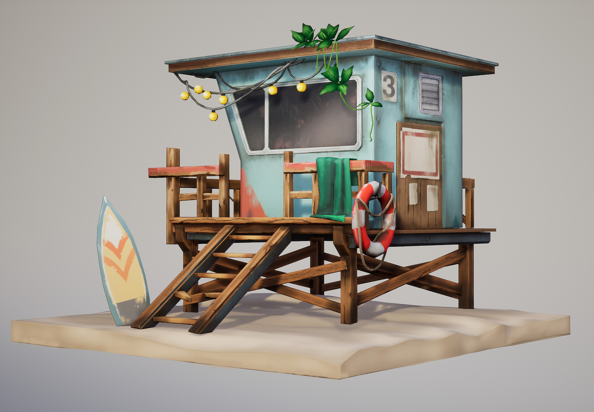 ArtStation - Beach house