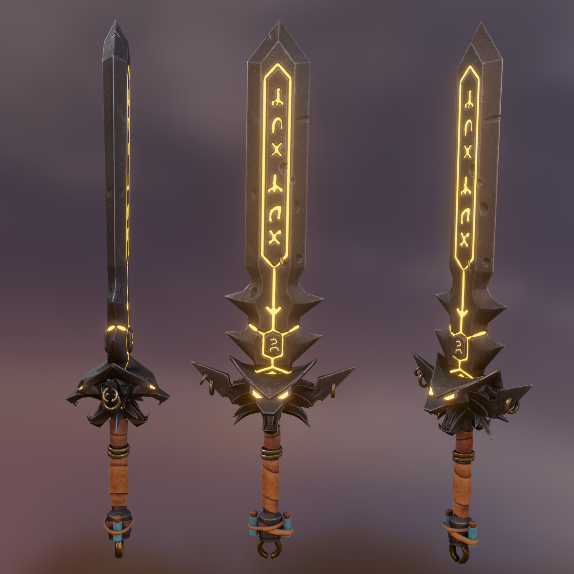 ArtStation - Stylized Witcher Sword