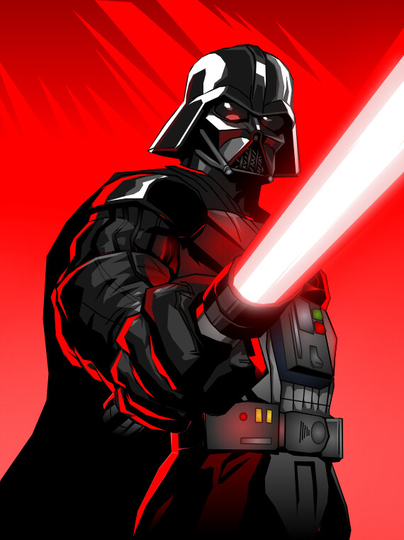 darth vader drawing deviantart