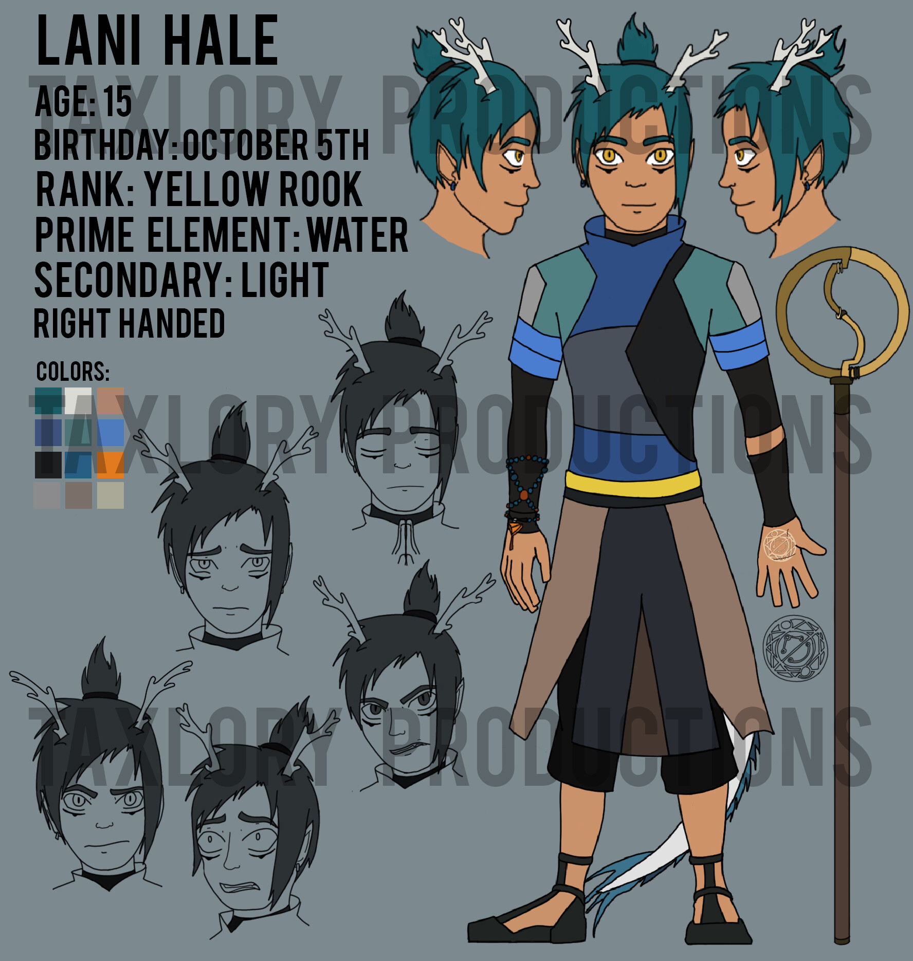 ArtStation - Character Card: Lani