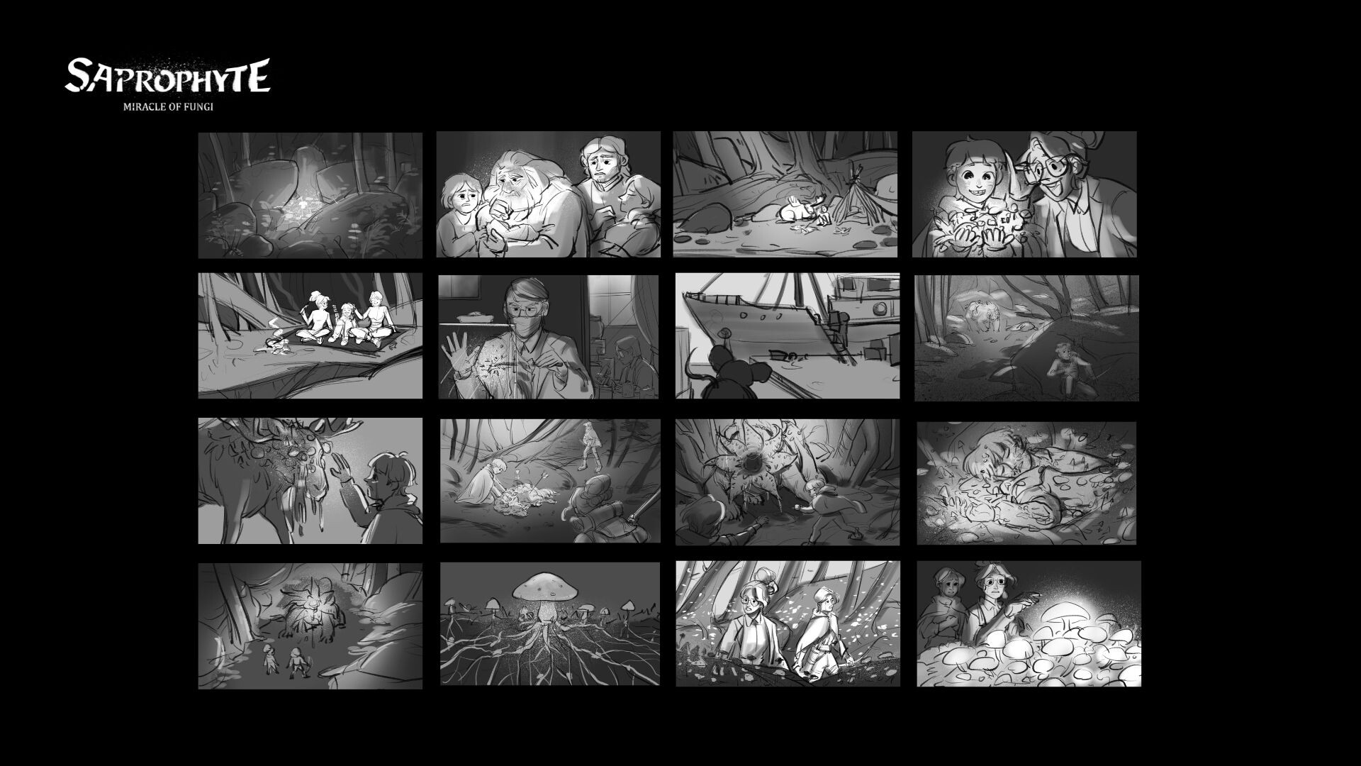 THAIKAN - [Art Thesis] Concept Art for Animation "Saprophyte" - Key Scene