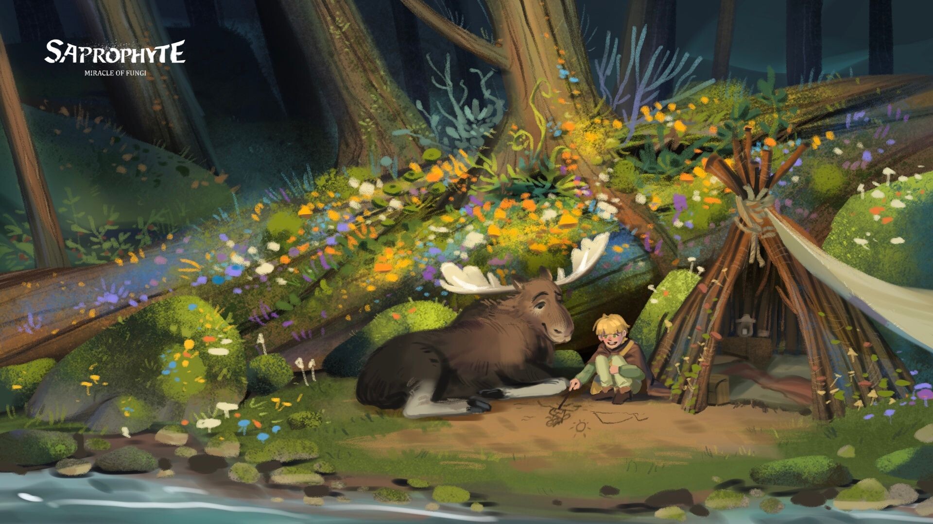 THAIKAN - [Art Thesis] Concept Art for Animation "Saprophyte" - Key Scene