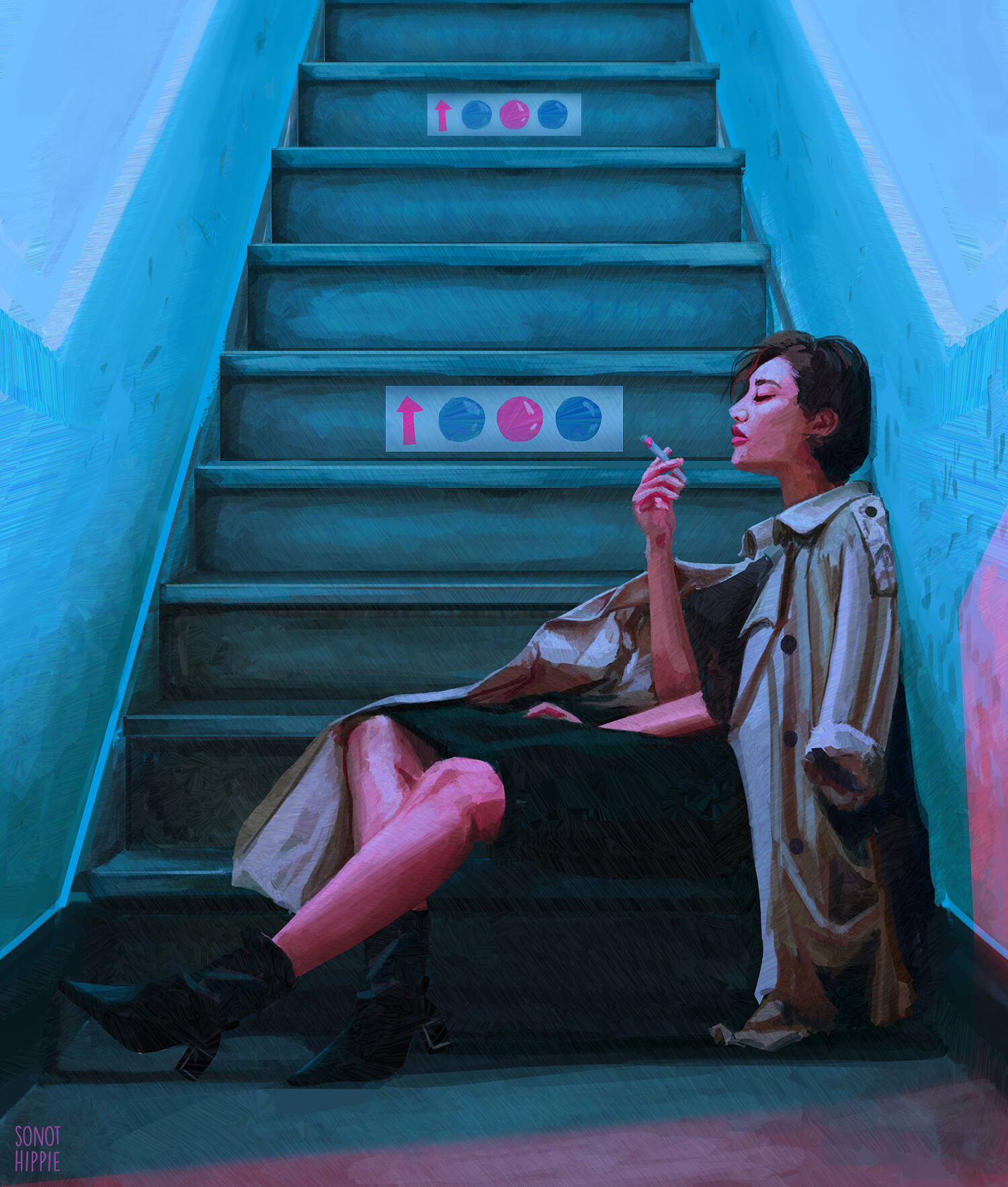 ArtStation - Smoke break