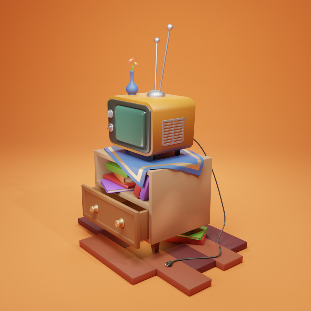 ArtStation - Stylized TV