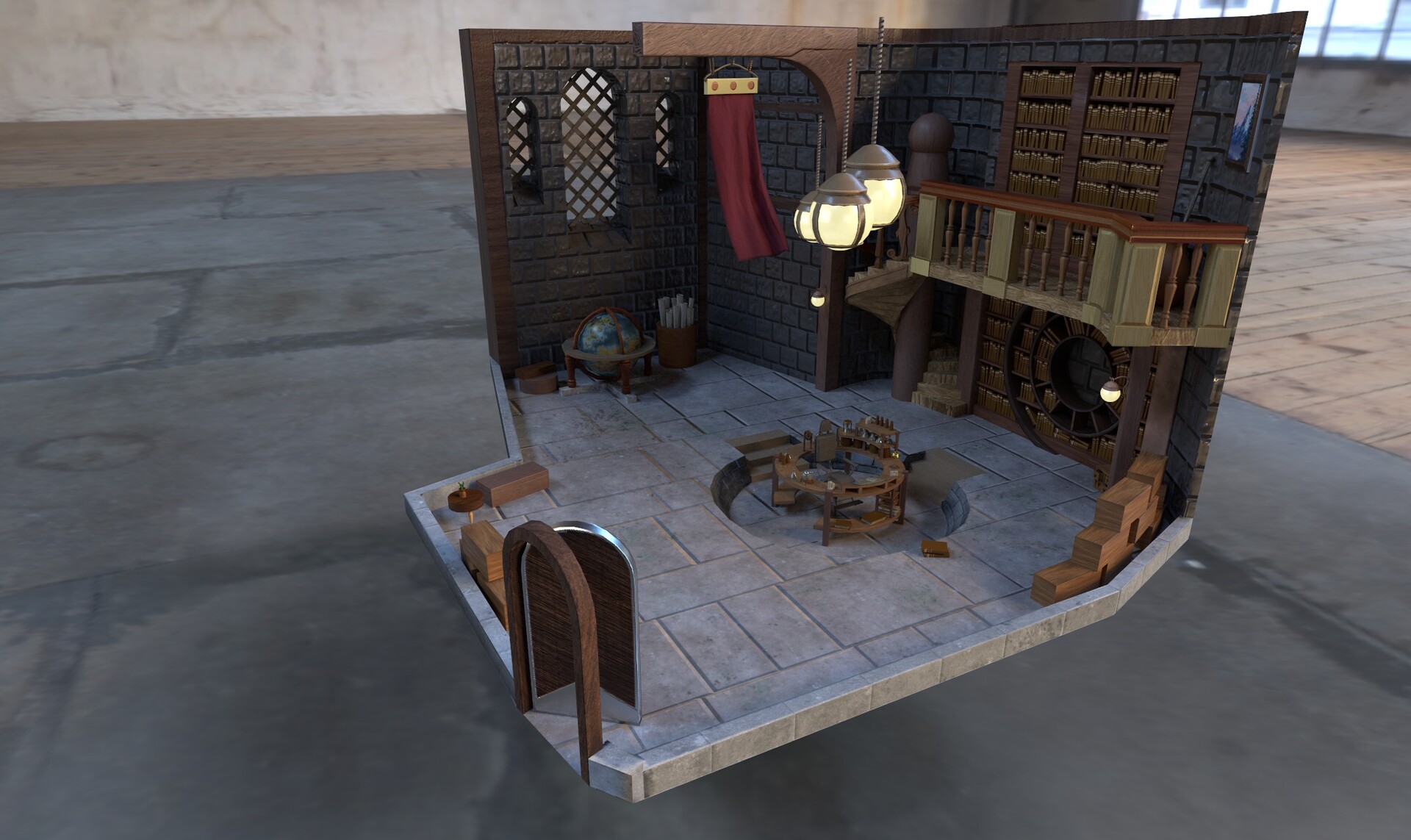 ArtStation - King's Study