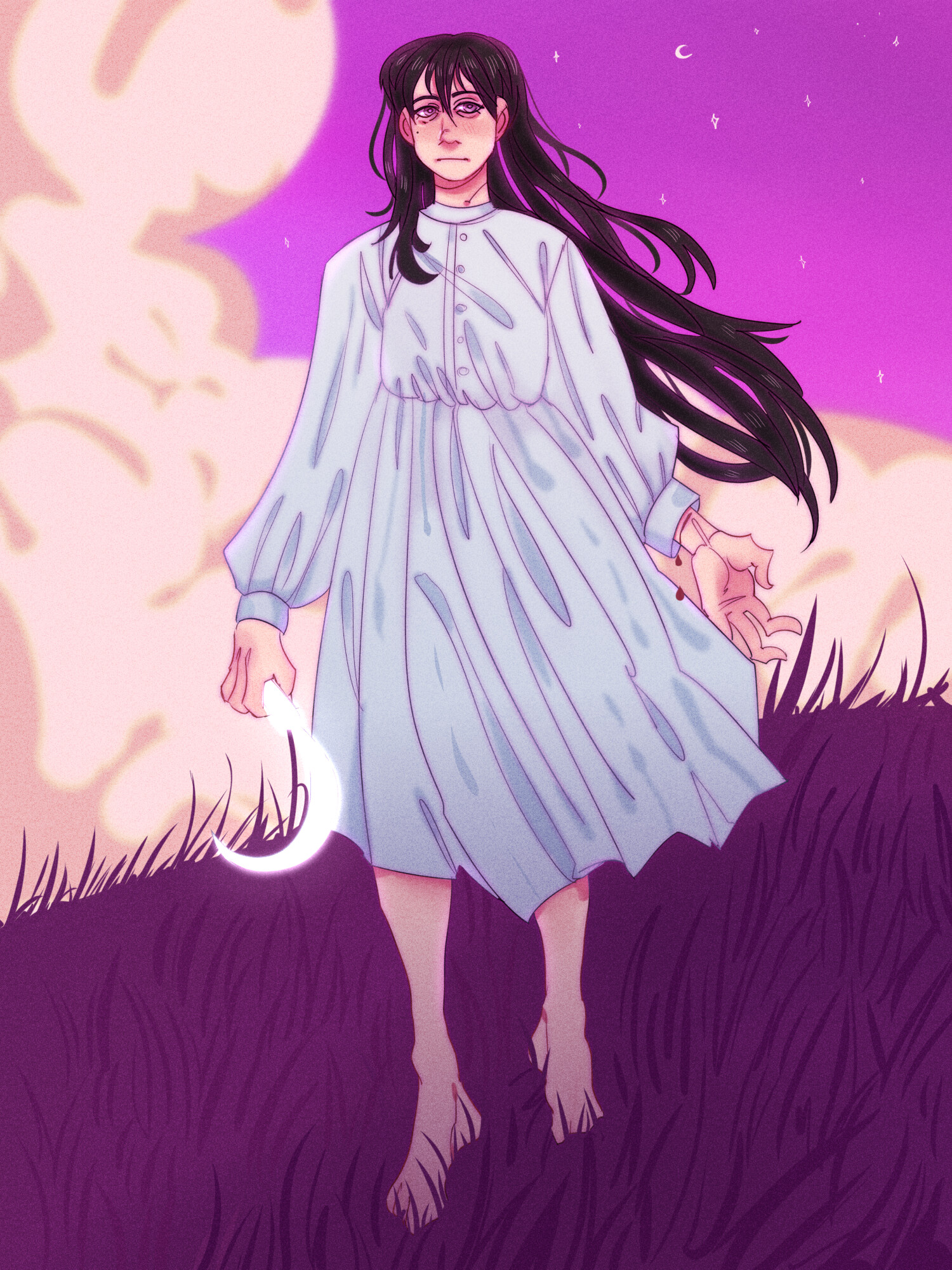 ArtStation - Witch OC /blood tw/