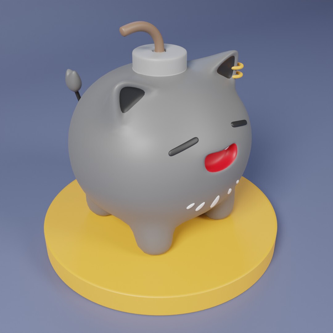 ShirayukiX - SSRB - Hololive Shishiro Botan Mascot 3D Print