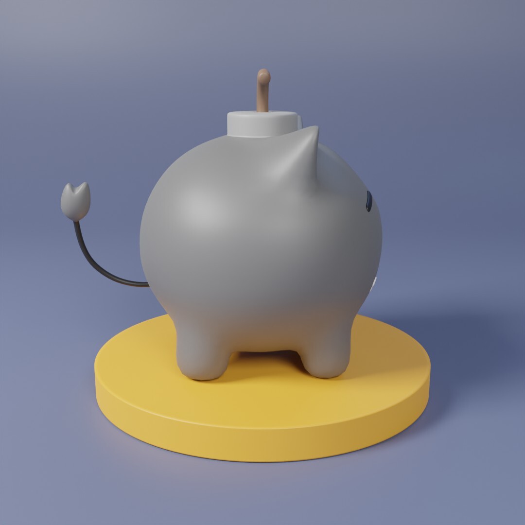 ShirayukiX - SSRB - Hololive Shishiro Botan Mascot 3D Print