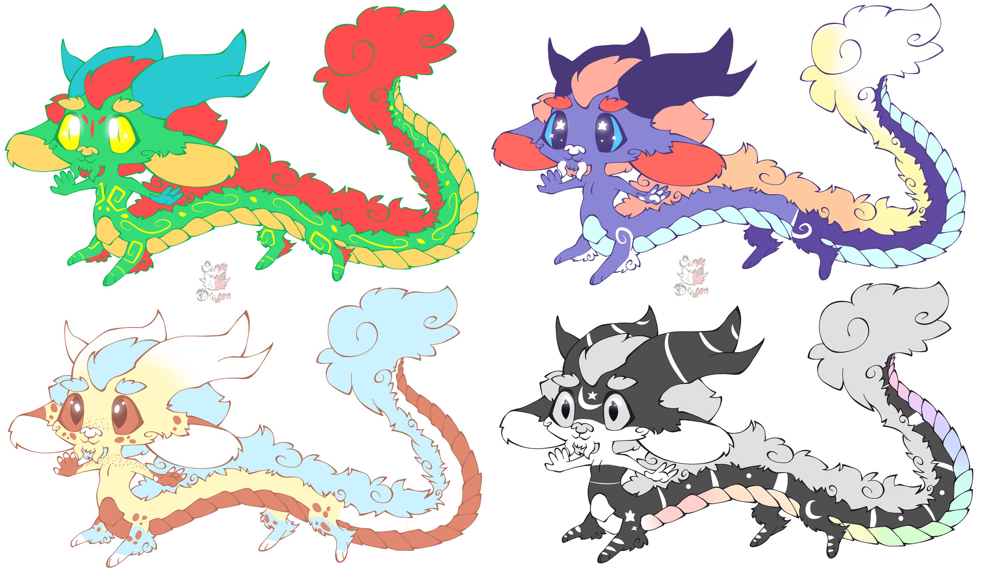 ArtStation - Eastern Dragon Taur Adopts