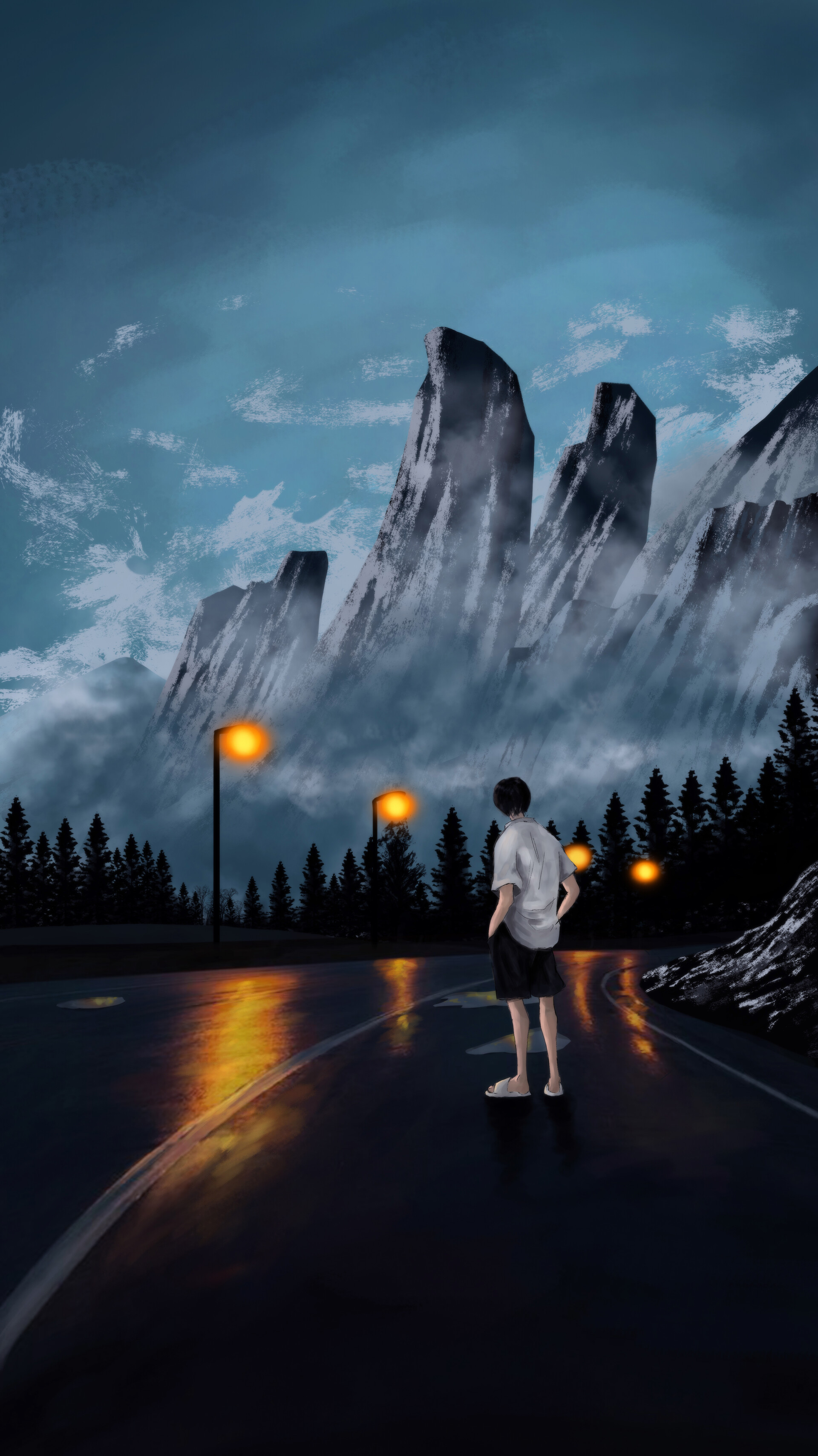 ArtStation - Night scene