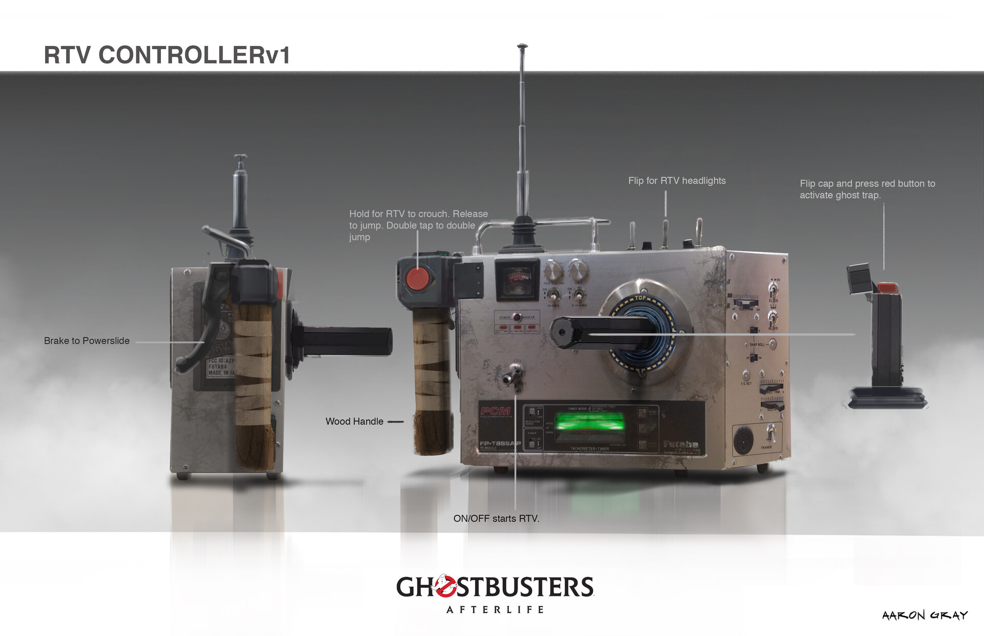 Aaron Gray - Ghostbusters: Afterlife - RTV Remote and Stomp Pedal