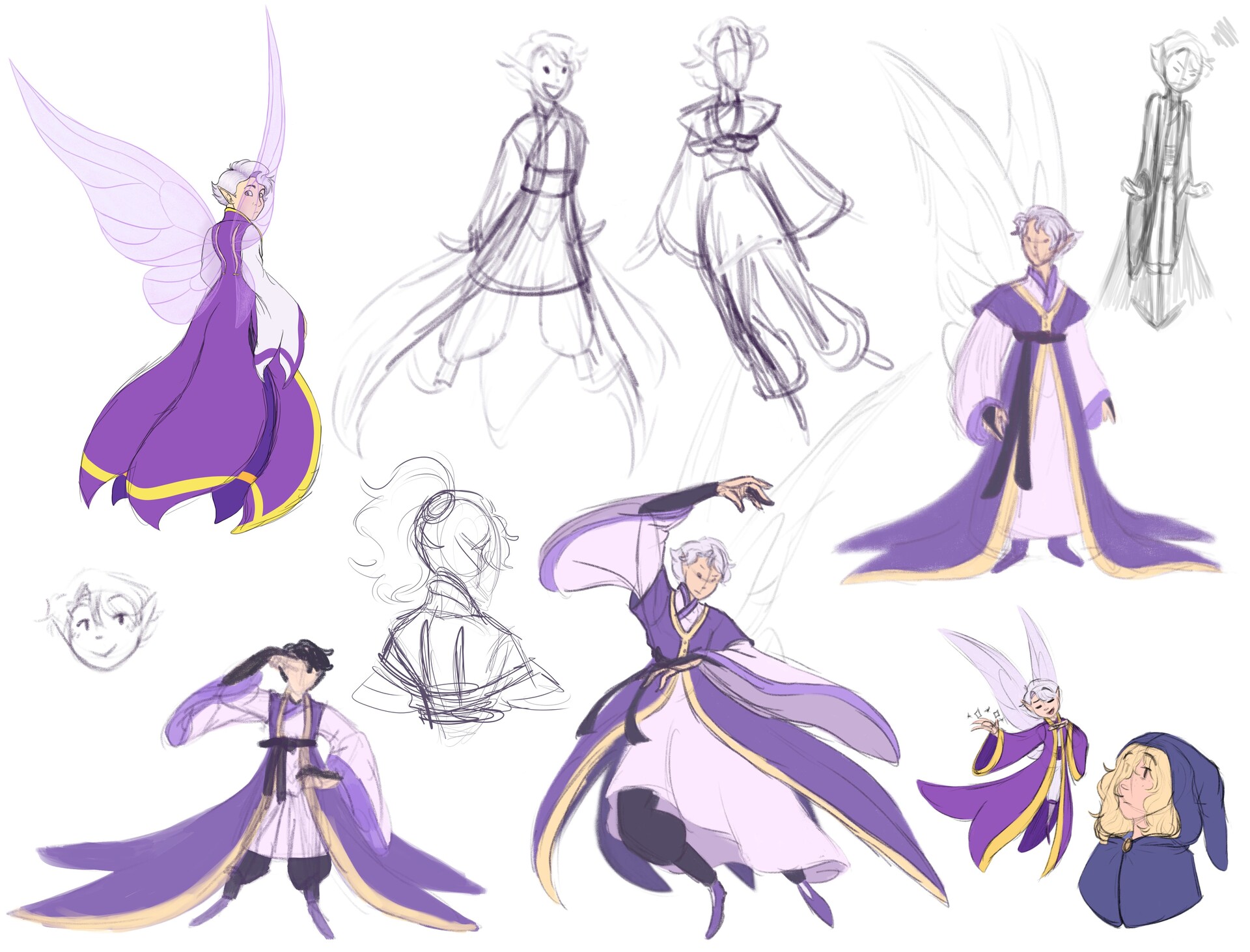 Mercedes Velasquez-Sanchez - Periwinkle Character Design