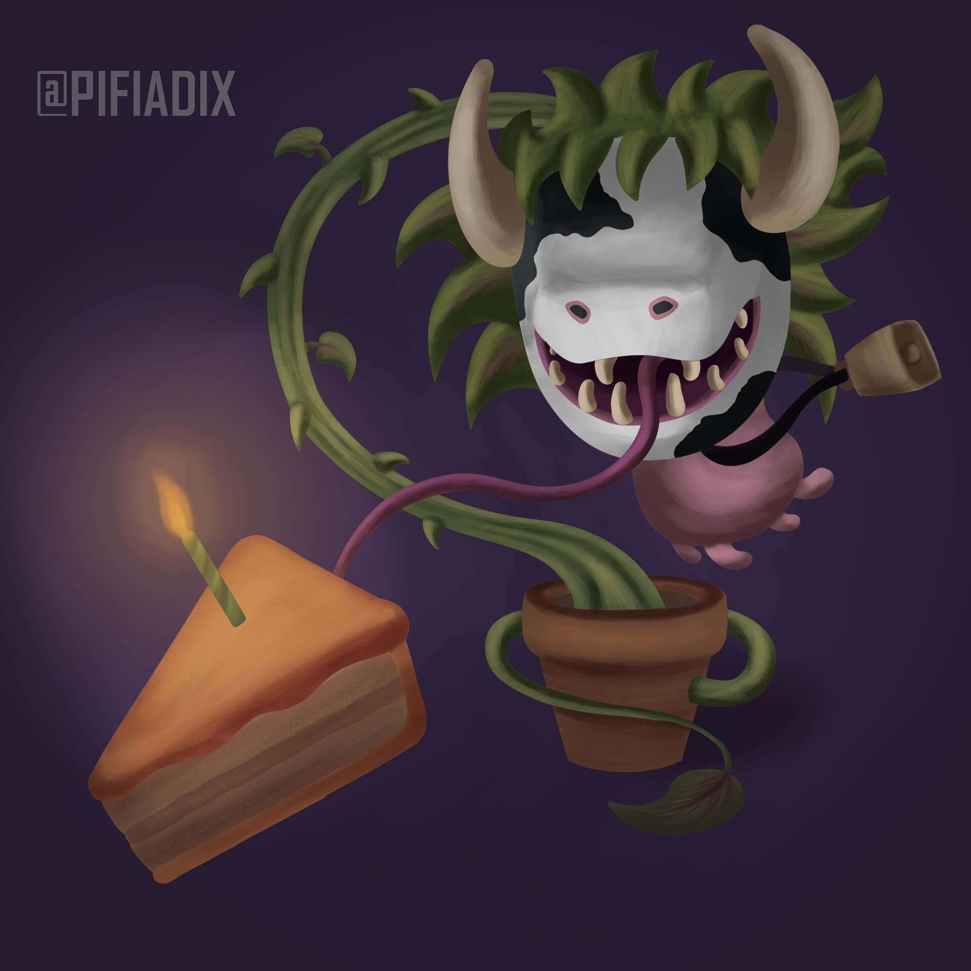 ArtStation - Cow Plant form The Sims 2