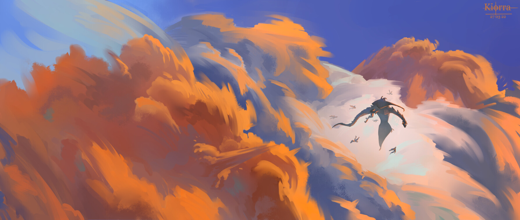 ArtStation - Dragon Sunset