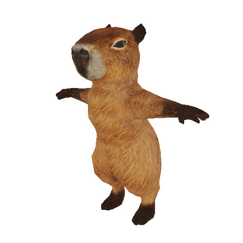 Carpincho — Capybara VRChat avatar by Camila Brugnoli — ProUser.Me