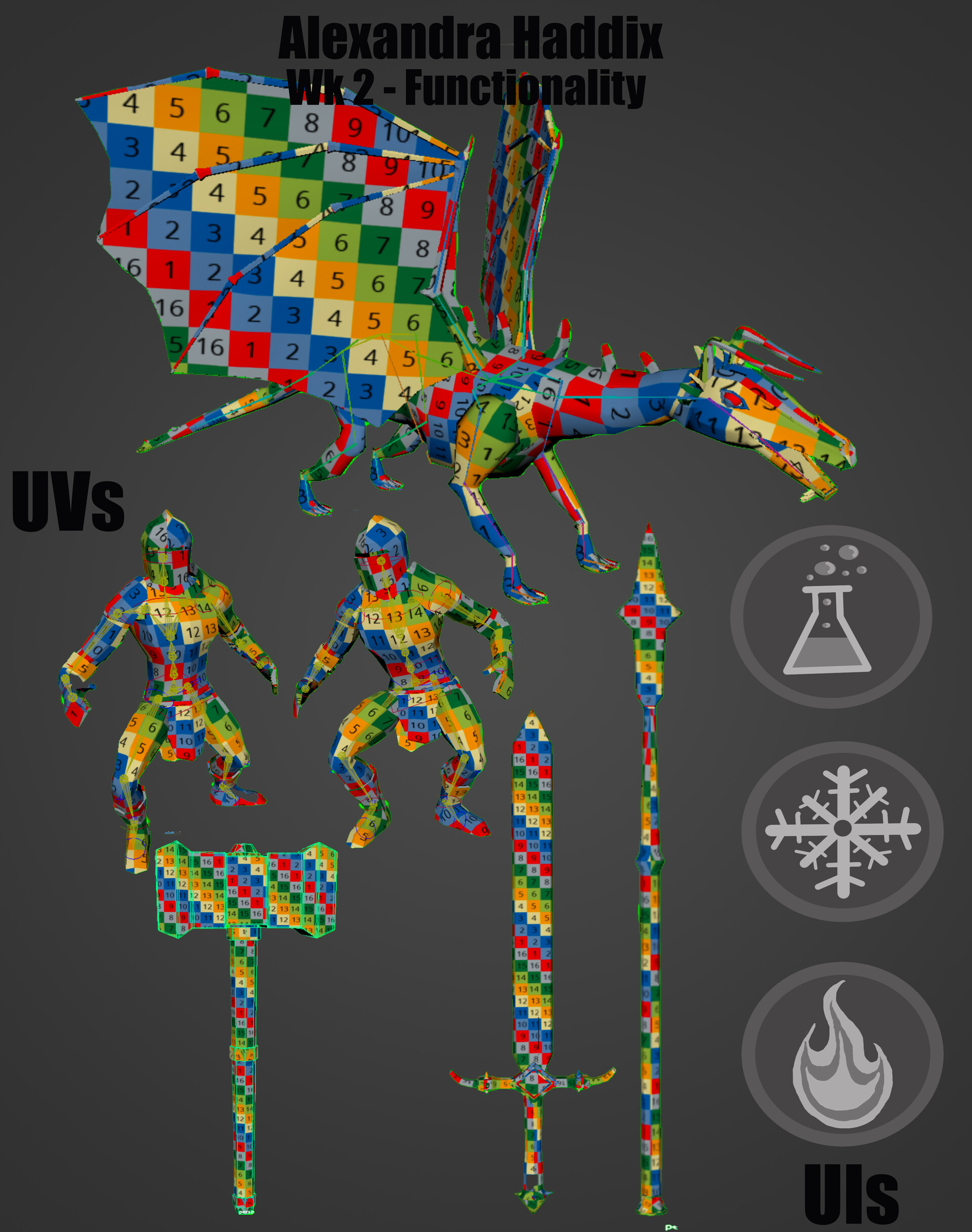 Alexandra Haddix - Draco Nidus Character Assets