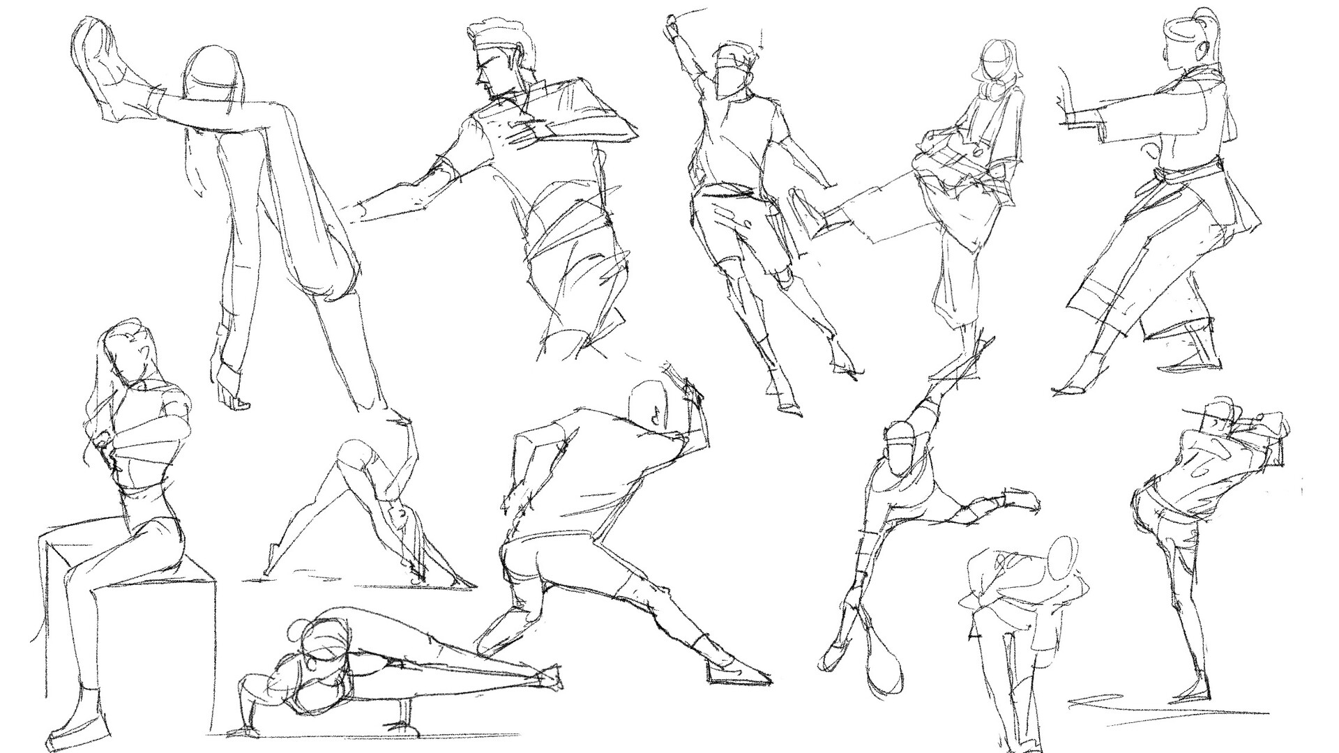 ArtStation - movement sketch