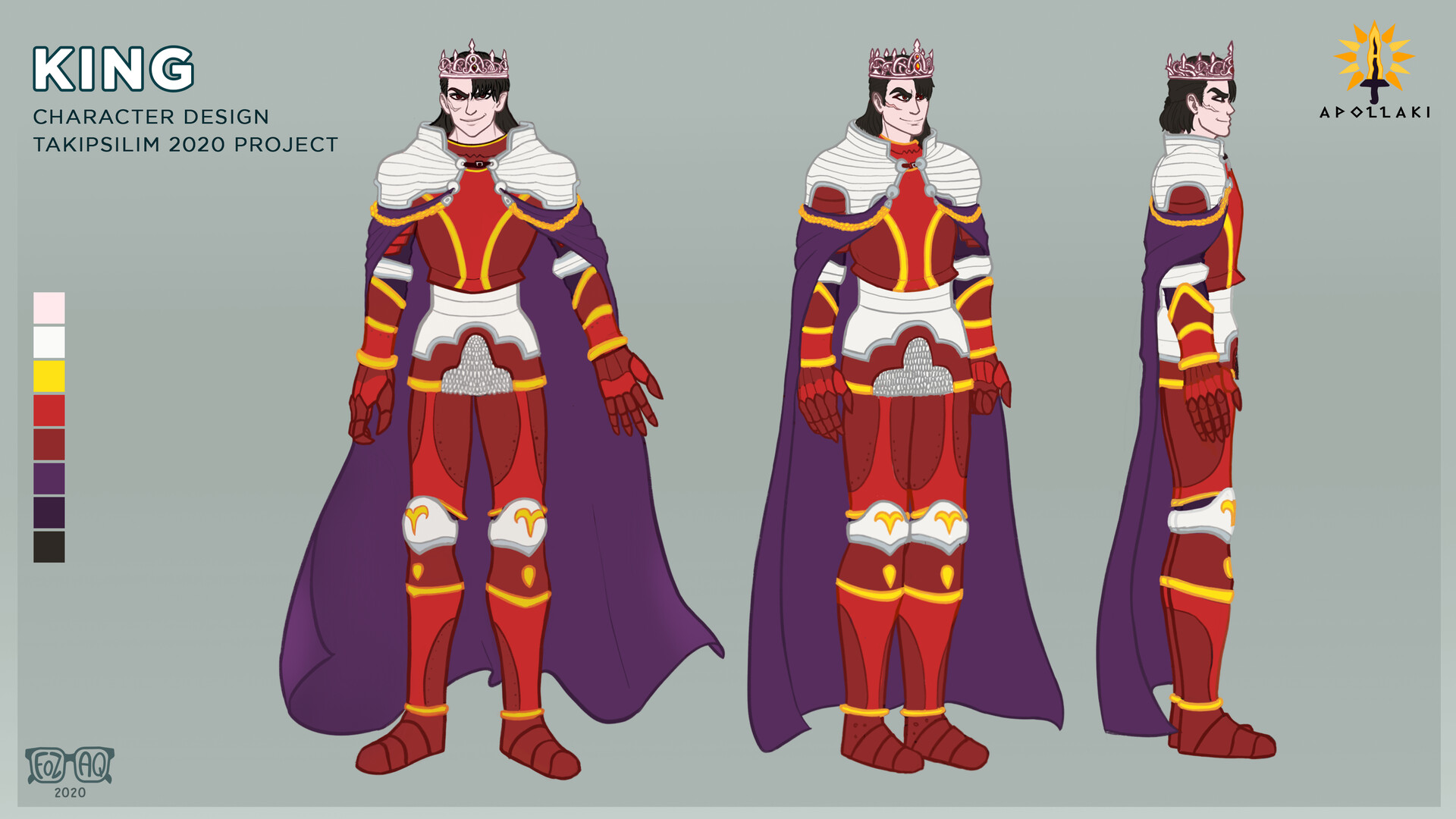 ArtStation - [Character Sheet] Hari ng mga Mananakop | King