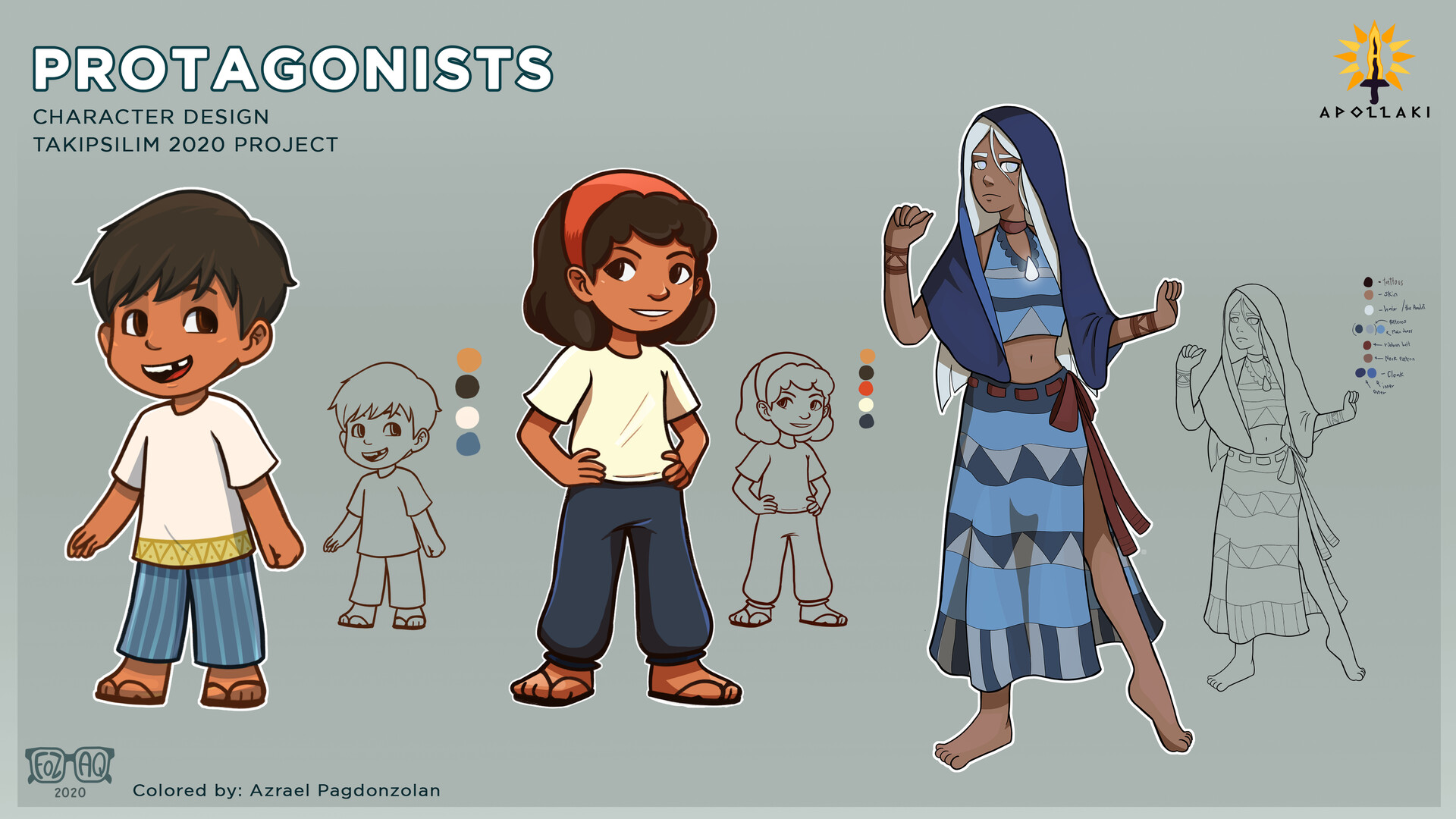 ArtStation - [Character Design] Protagonists of Takipsilim