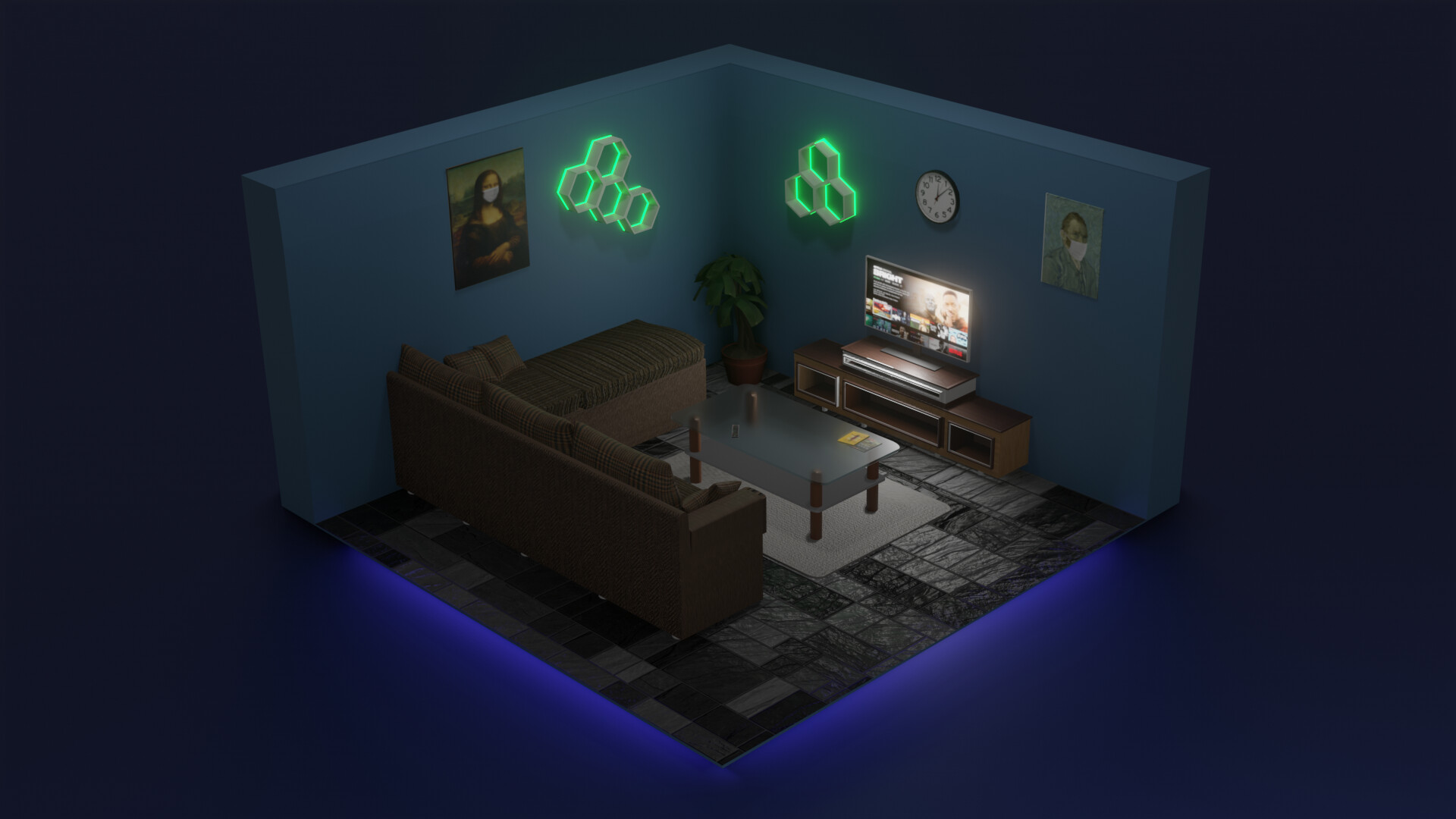 Nur Riezman Naim Zamri - Living Room