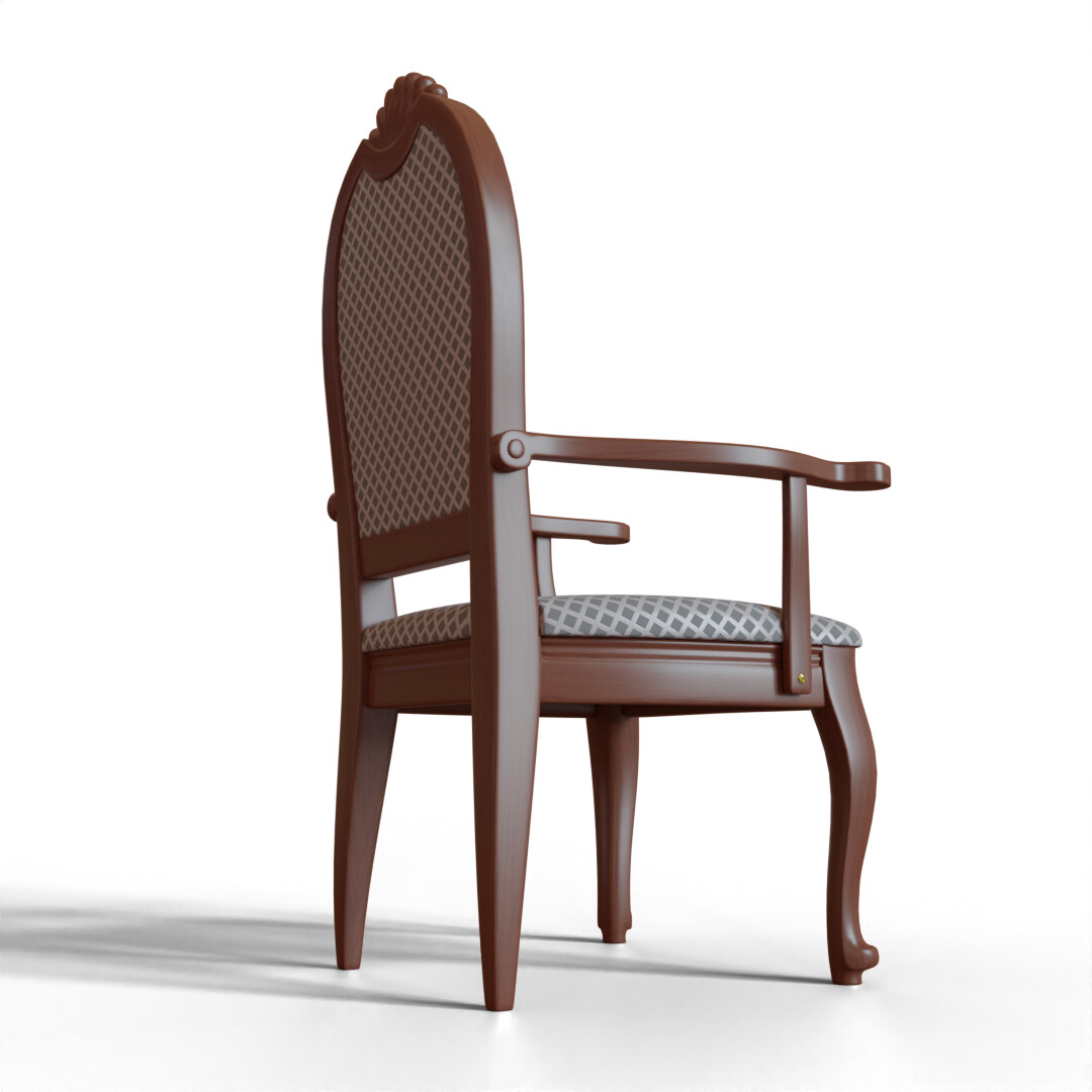 ArtStation - A chair made of expensive wood