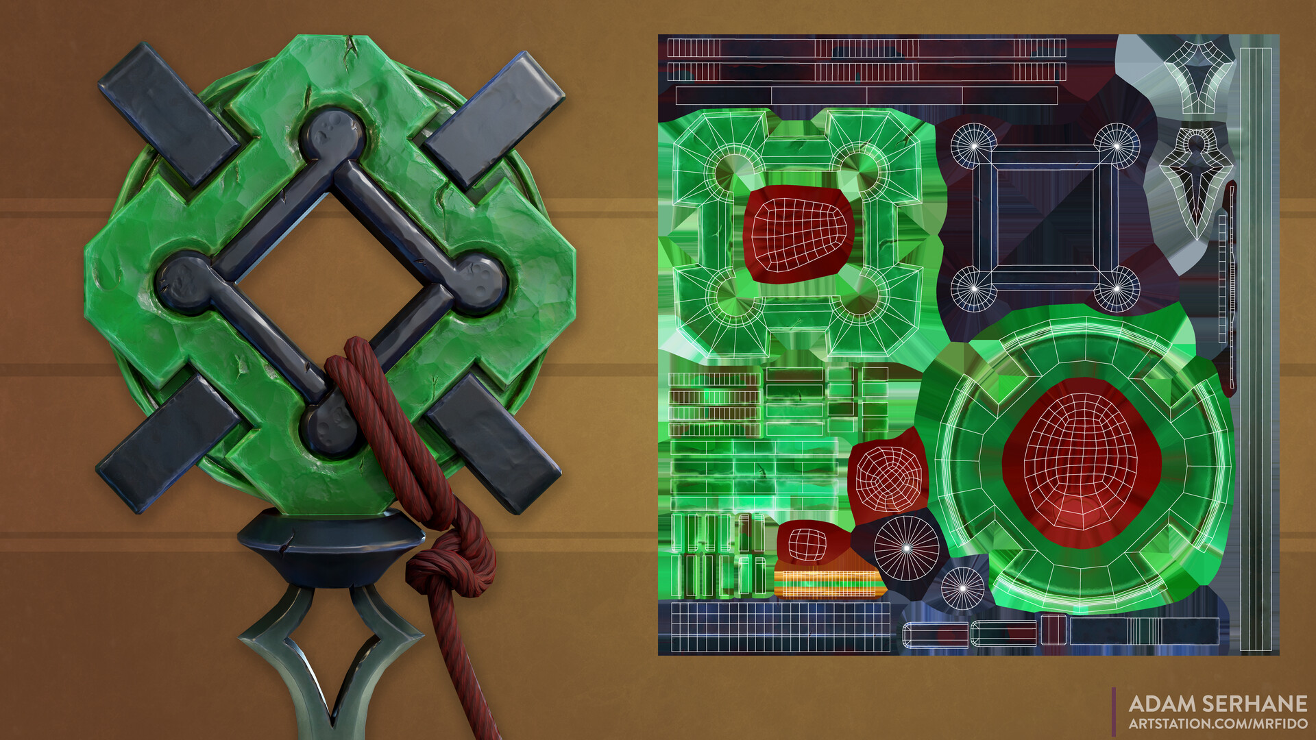 Adam Serhane - Jade Staff