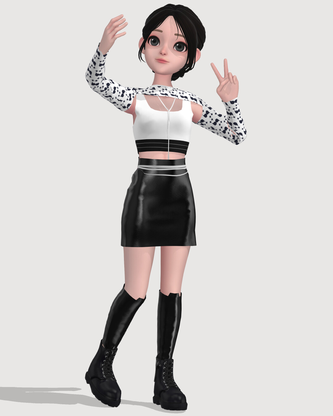 ArtStation - Outfit of Kep1er XIAOTING in 'WA DA DA'