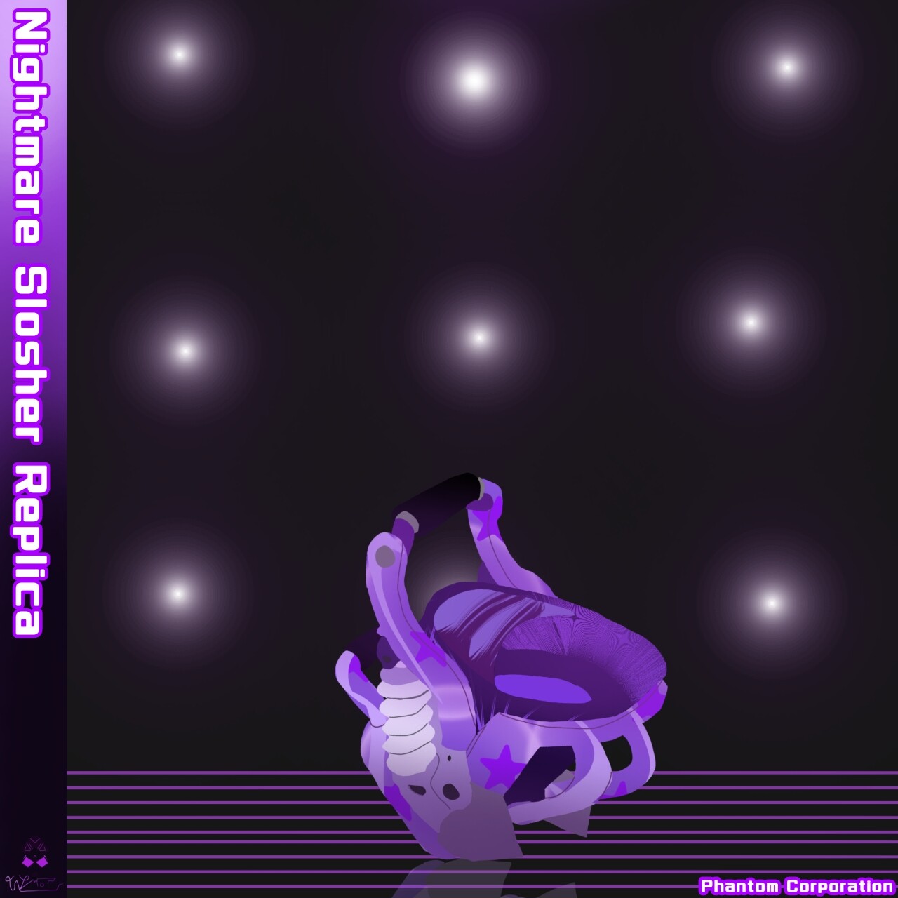 ArtStation - Splatoon 3 × Phantom Corporation: Nightmare Slosher Replica