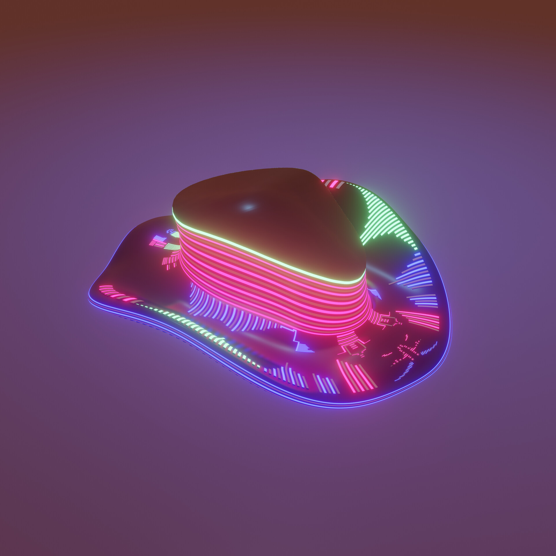 ArtStation - Cyber Cowboy Hat