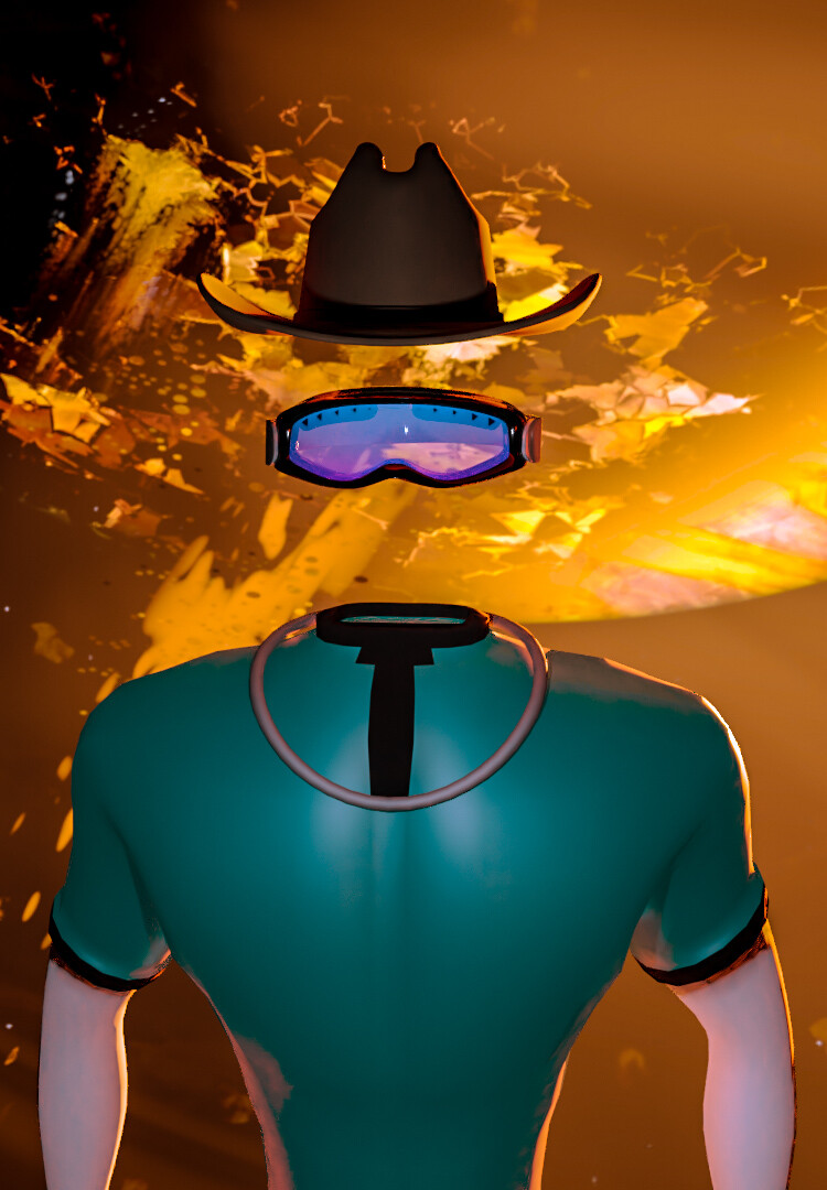 ArtStation - hideface man NFT