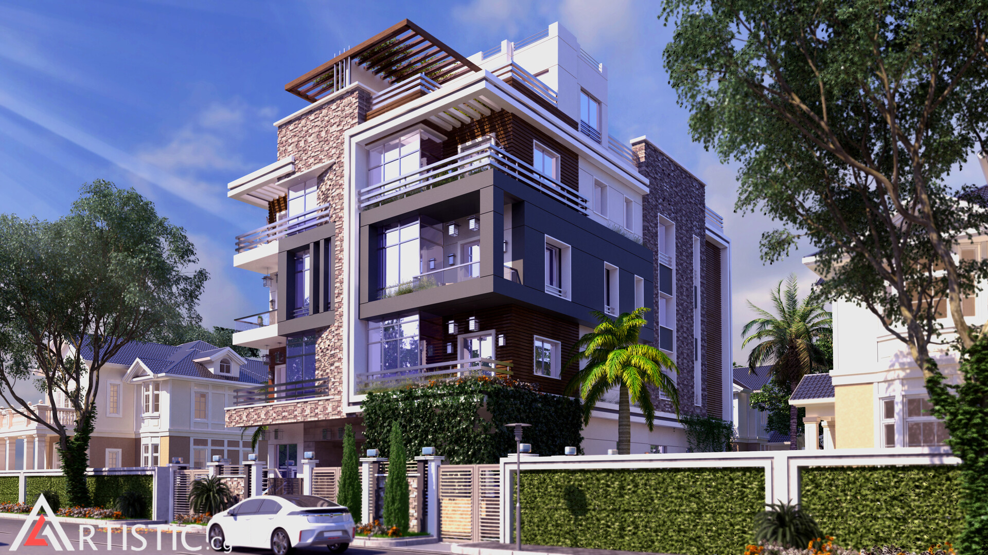 ArtStation - North Al rehab Residential Building