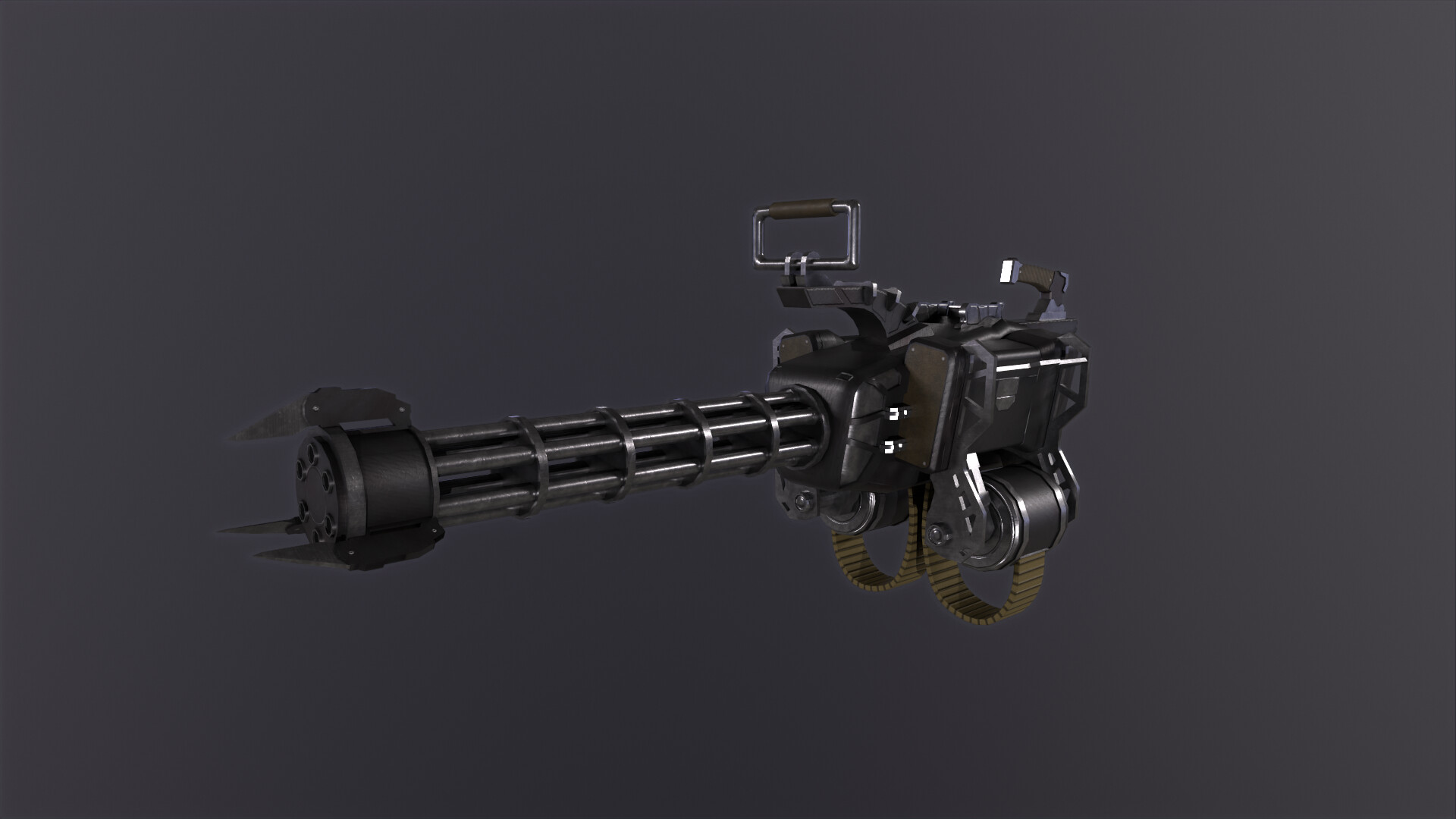 ArtStation - Gatling gun