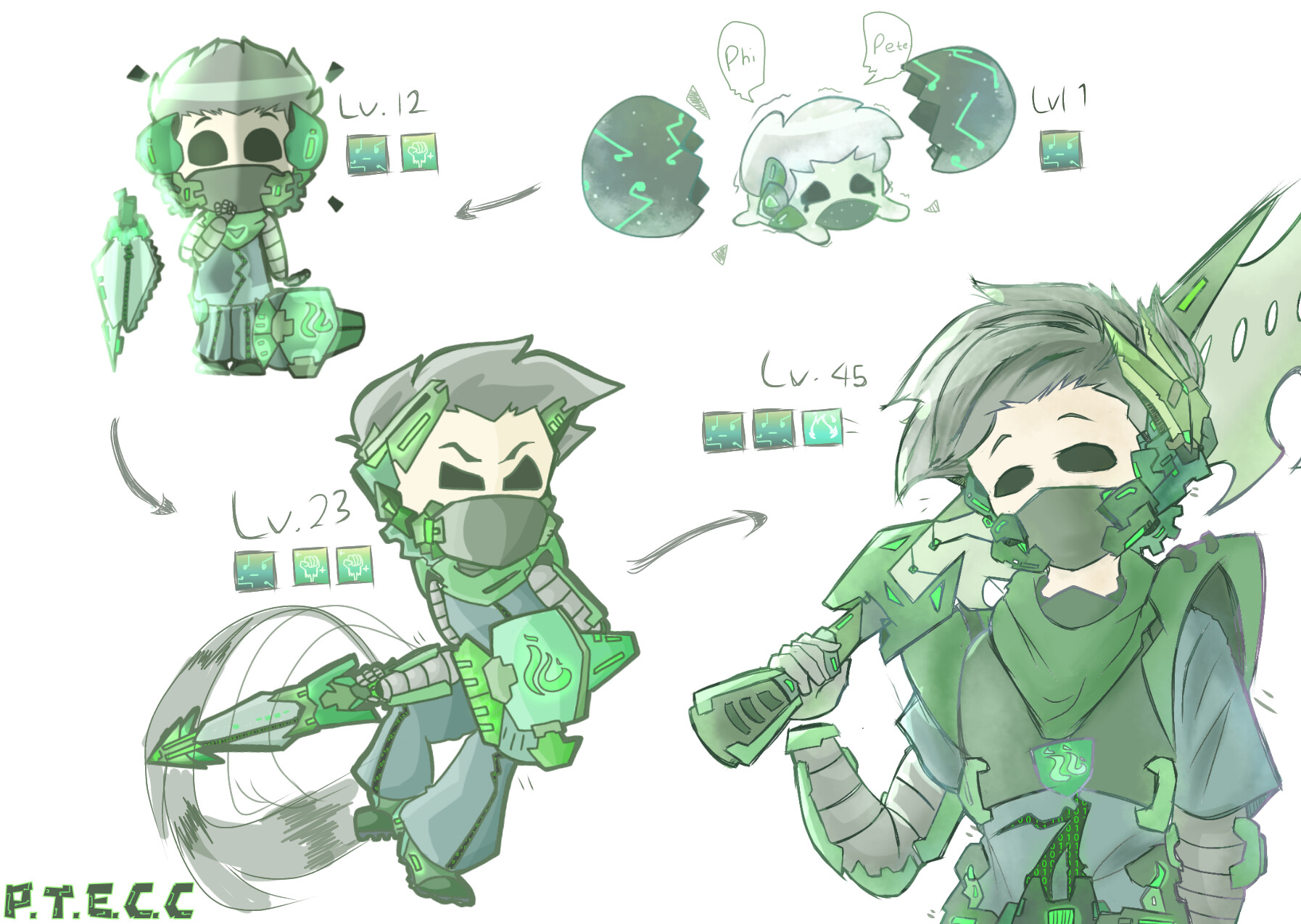 ArtStation - Character evolution challenge