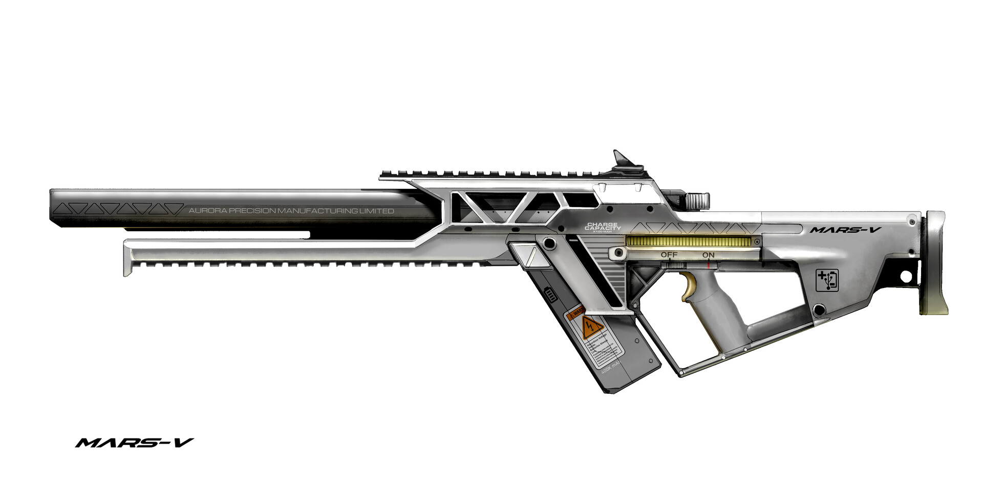 ArtStation - Energy Rifle Sketch