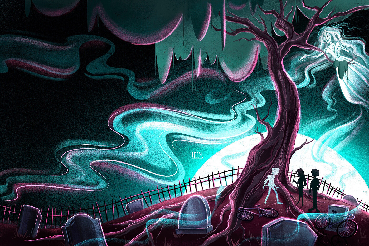 ArtStation - The graveyard book cover