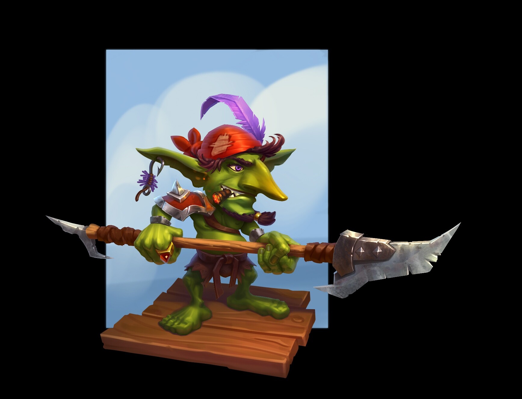 ArtStation - Goblin Pirate! Yaaaaargh!