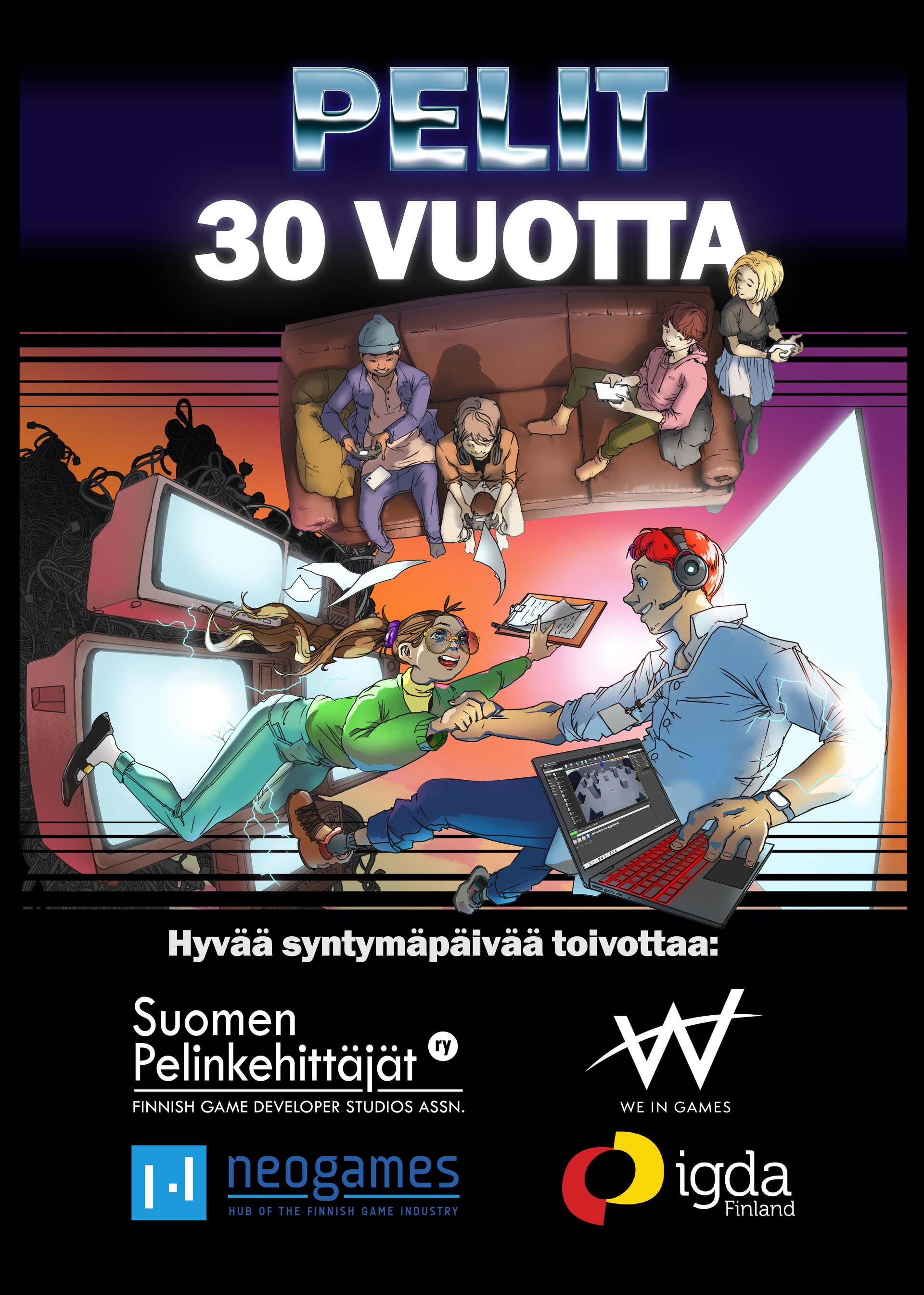 Egor Sandalnev - Pelit - Magazine is 30 Years Old, Illustration For Page 19